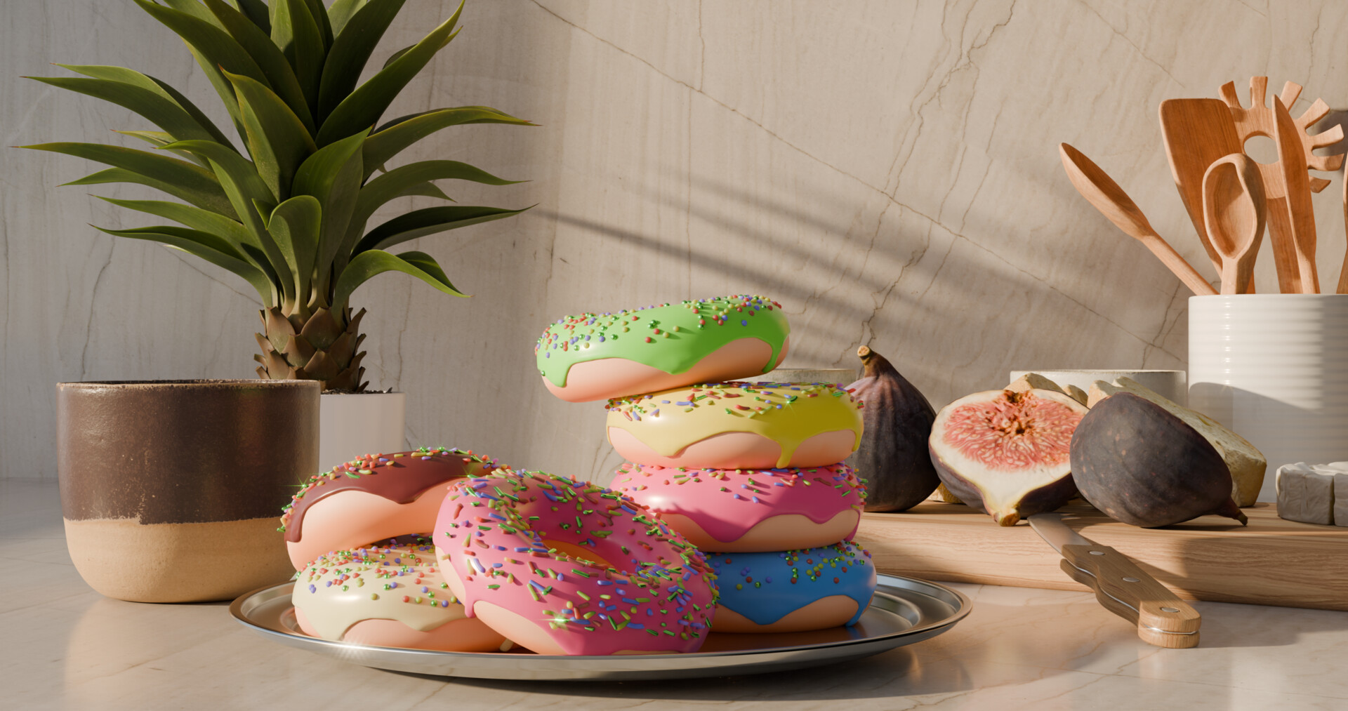ArtStation - Donuts from the blender guru's guide