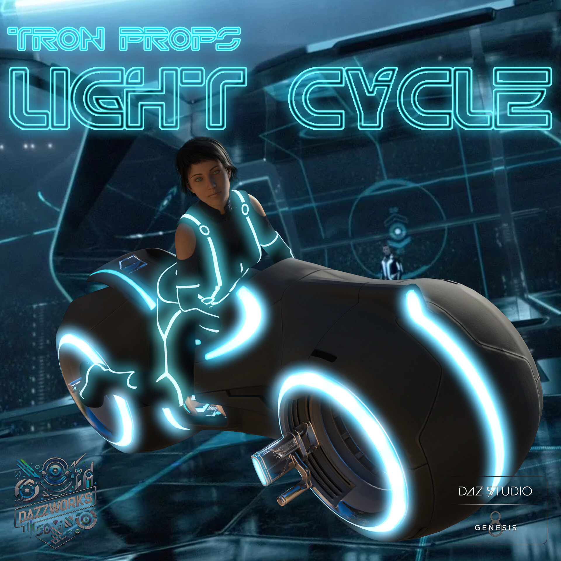 ArtStation - Light Cycle for Genesis 8 Females