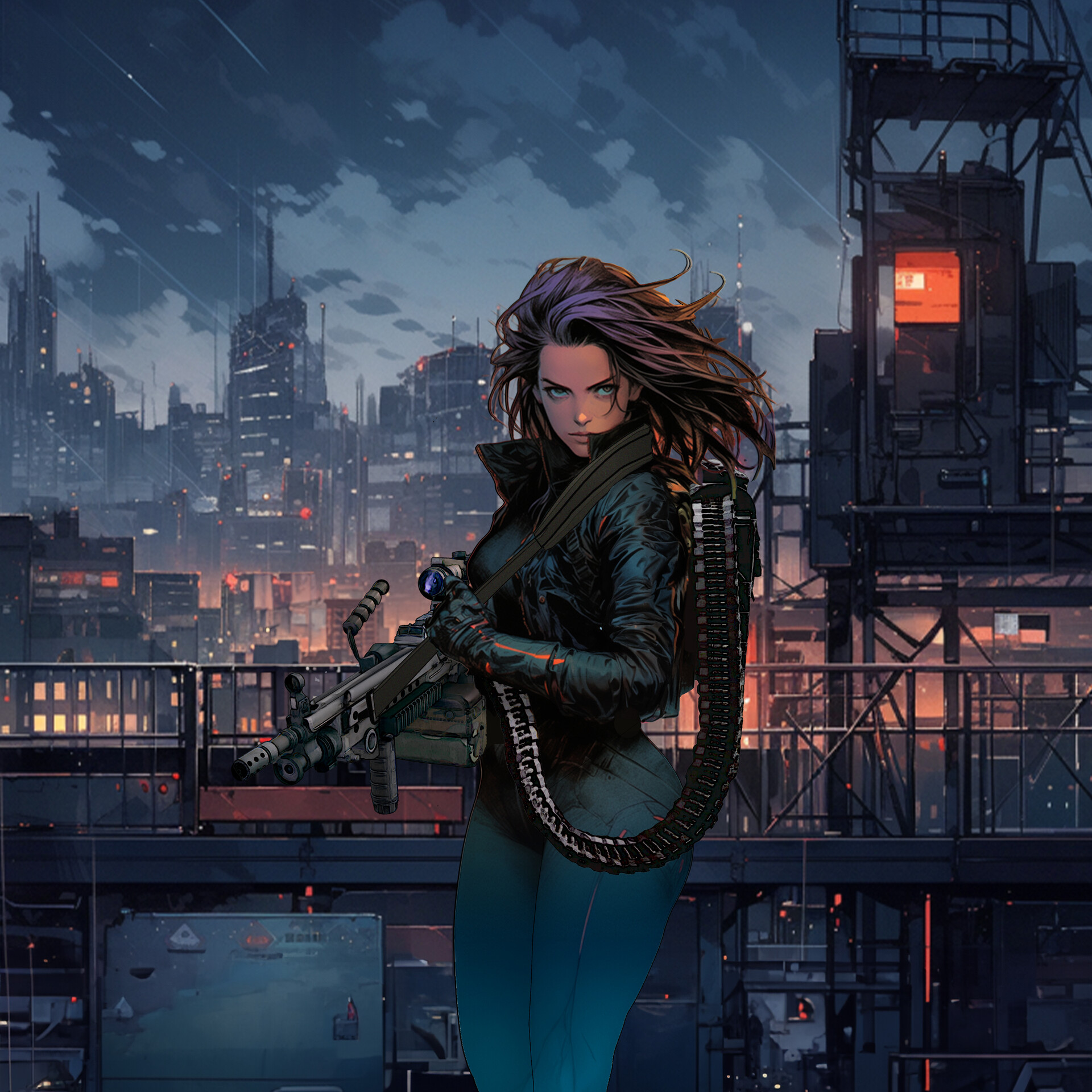 ArtStation - cyberpunk character