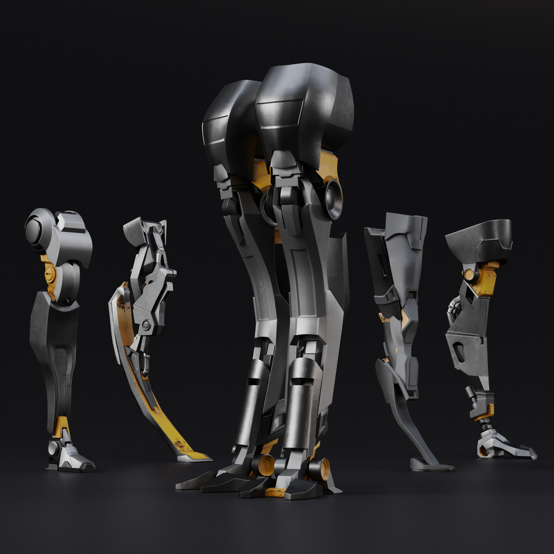 ArtStation - MECHANICAL LEG PACK_VOL.02