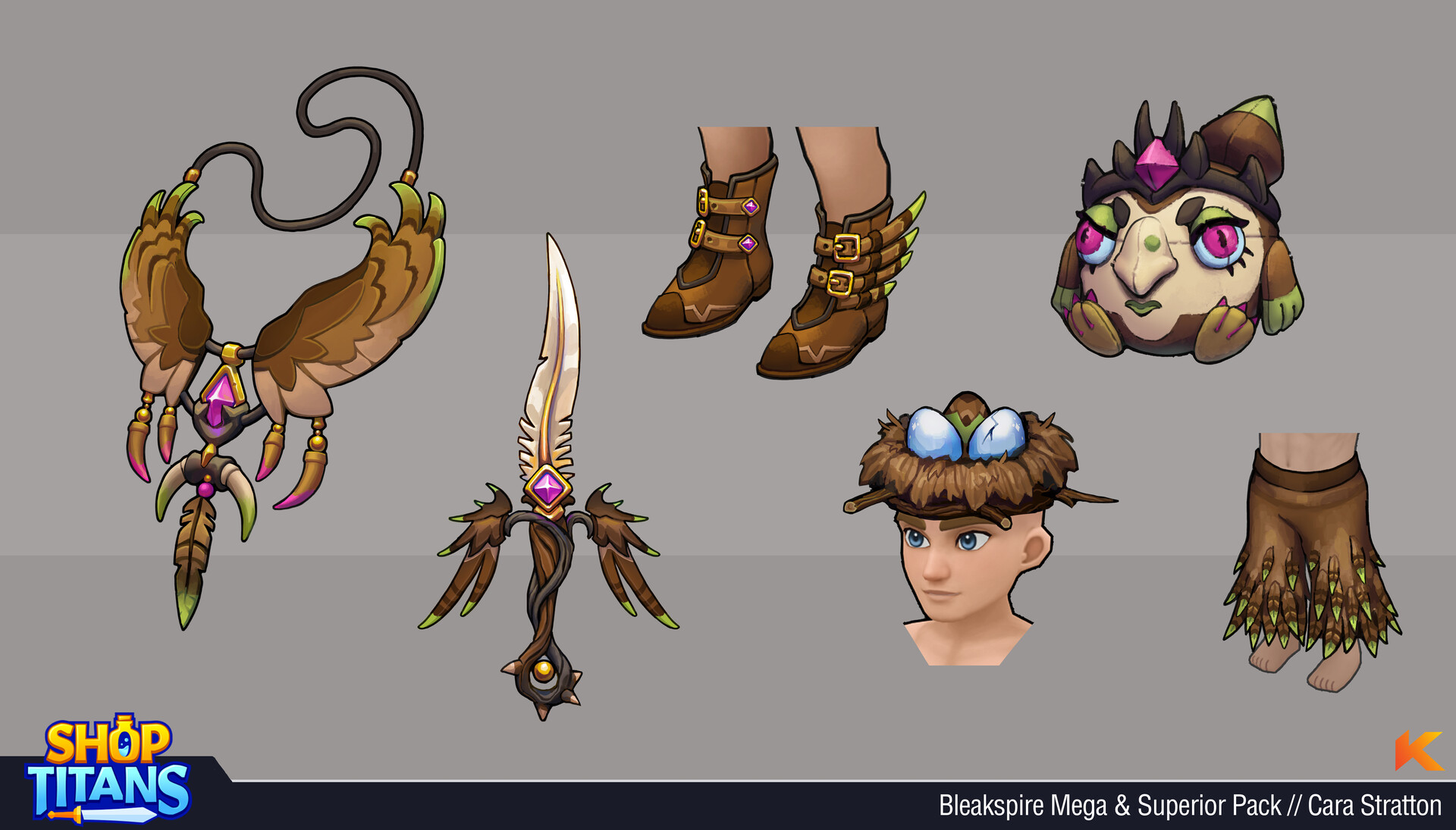 Cara Stratton - Shop Titans - 2023 Concept Art