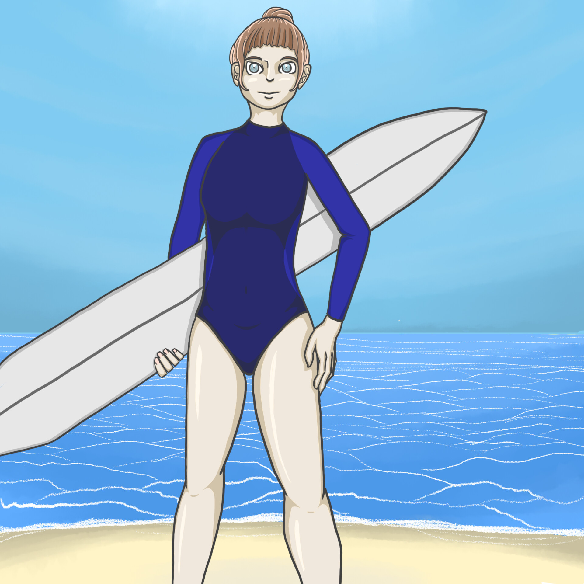 ArtStation - Oya in the summer