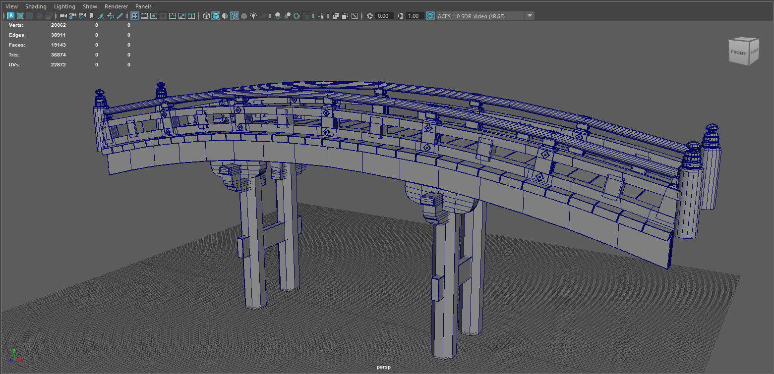 ArtStation - Japanese Bridge