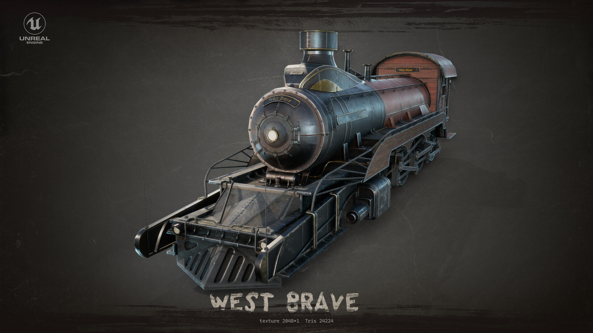 ArtStation - Steam Locomotive