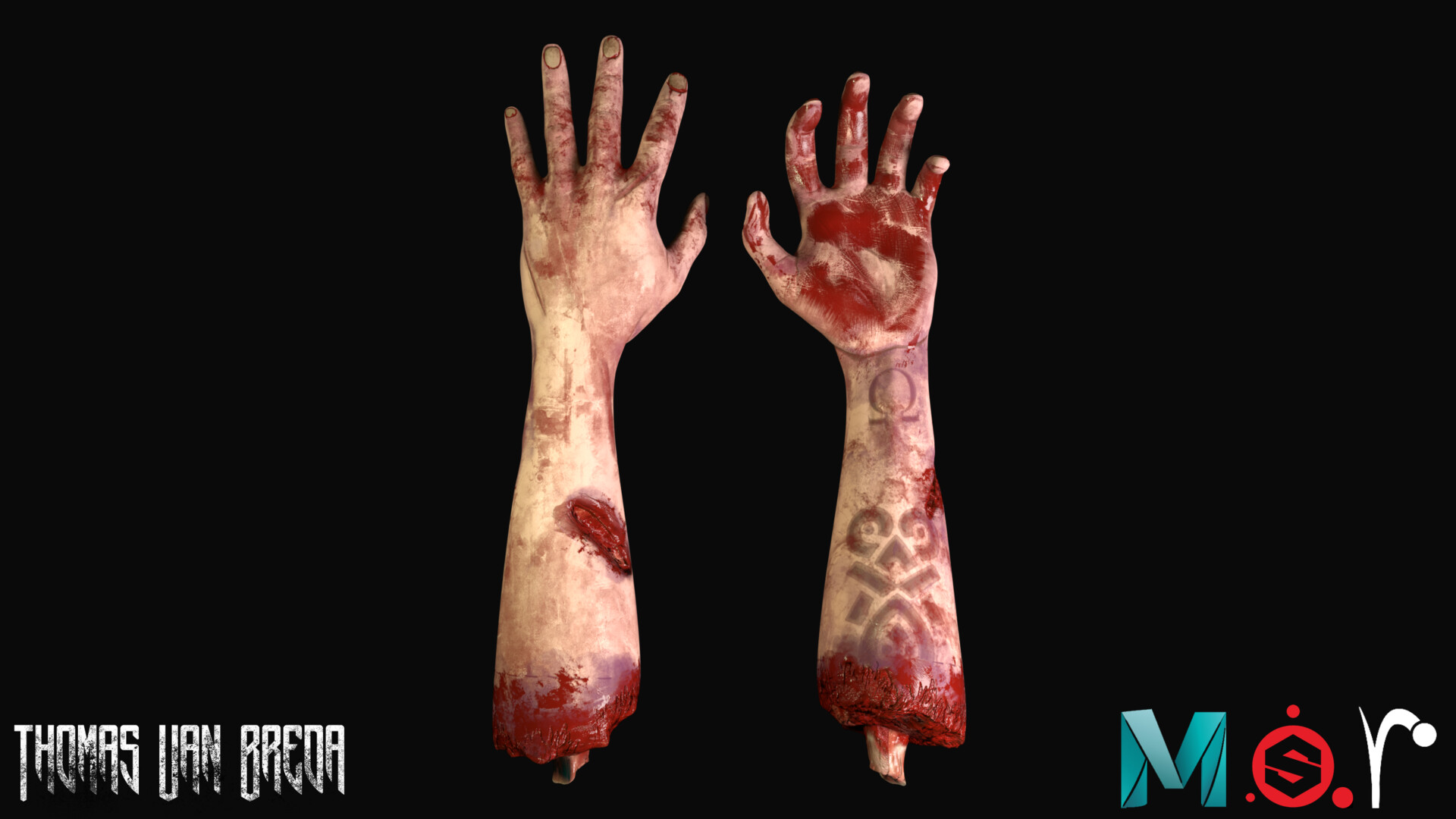 ArtStation - Dismembered Arm Renderman