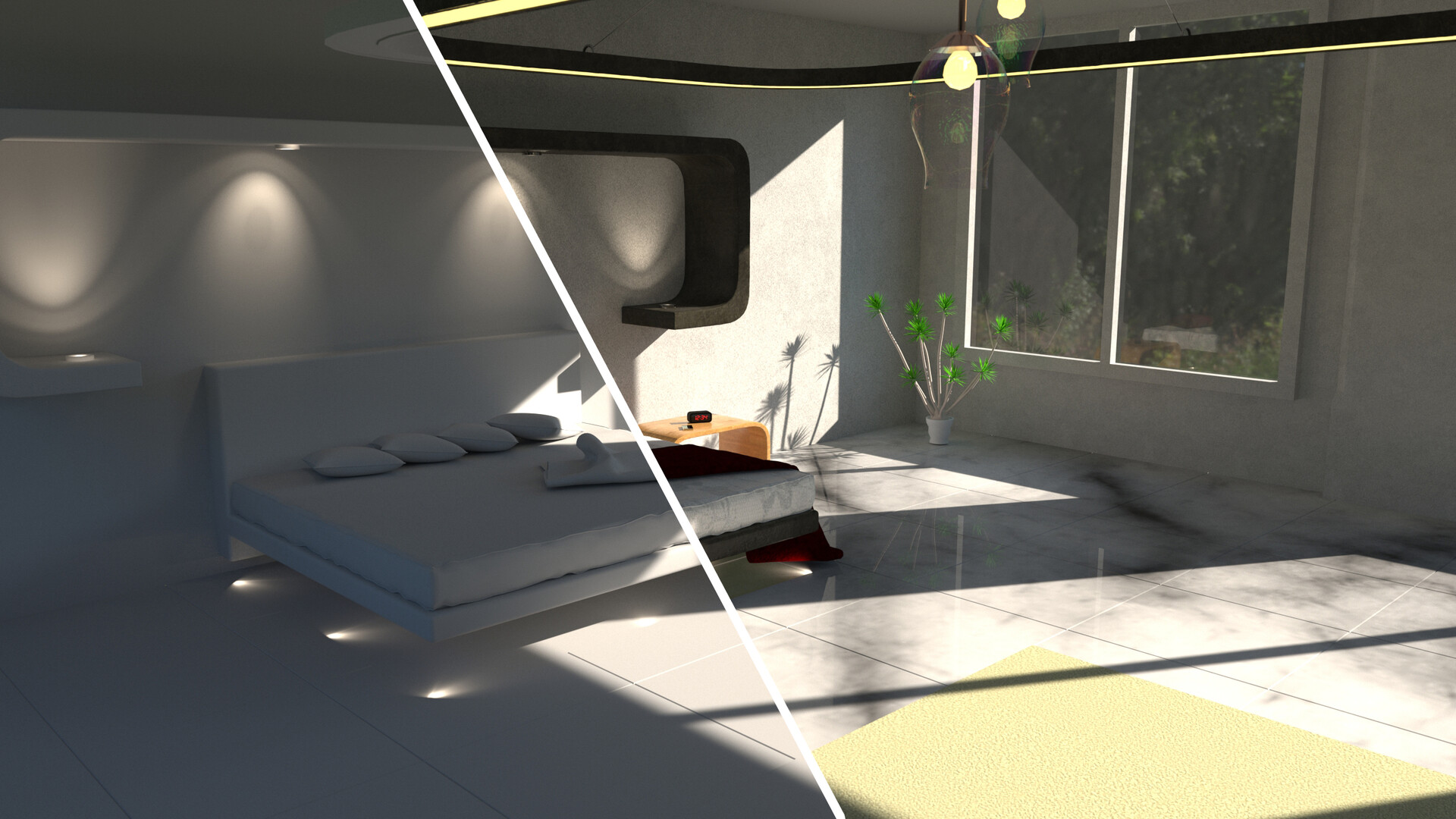 ArtStation - Bedroom render