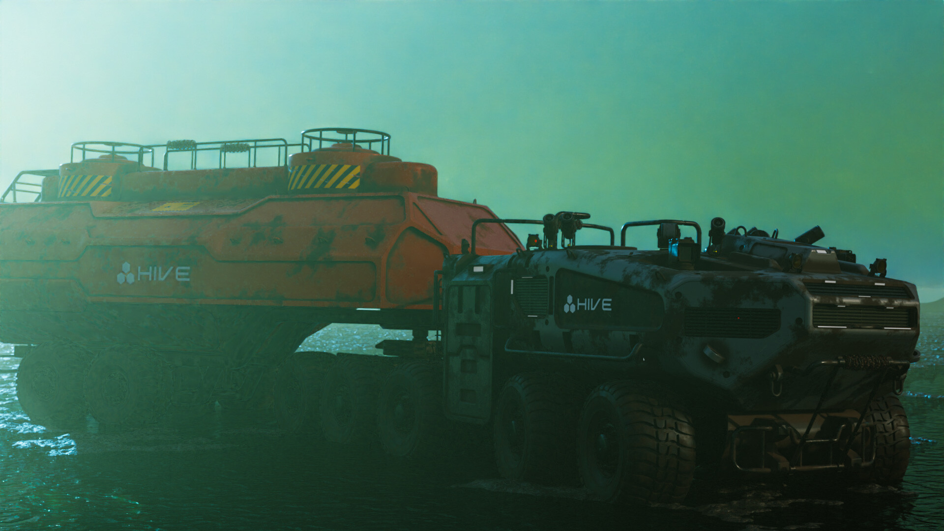 ArtStation - All-terrain cargo vehicle "MINOTAUR"