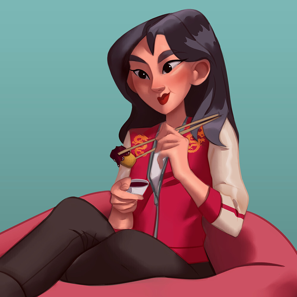 ArtStation - Wreck it Ralph 2 Disney Princesses Mulan
