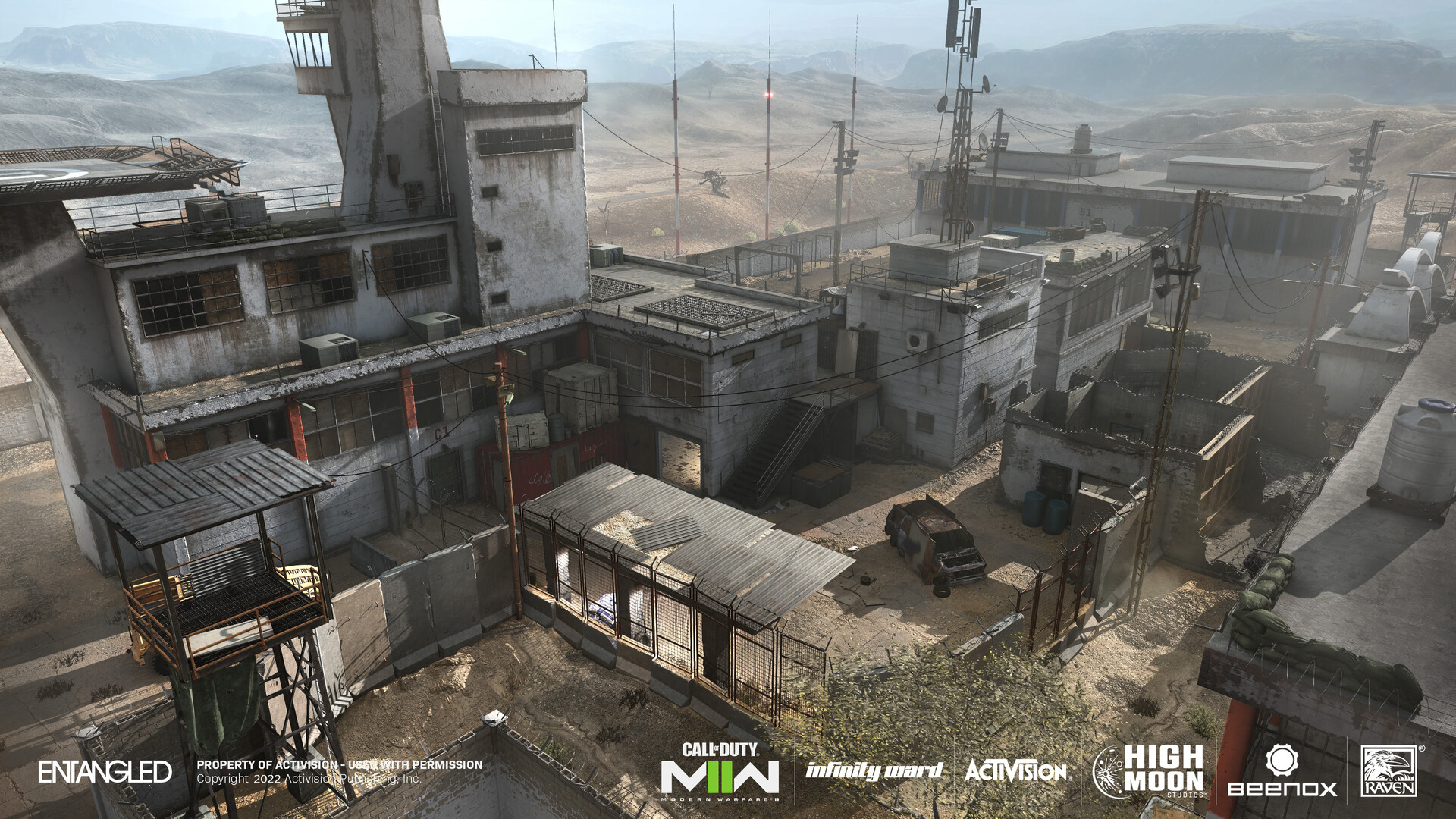 ENTANGLED Studio - In-game Level Art for Call of Duty MW2