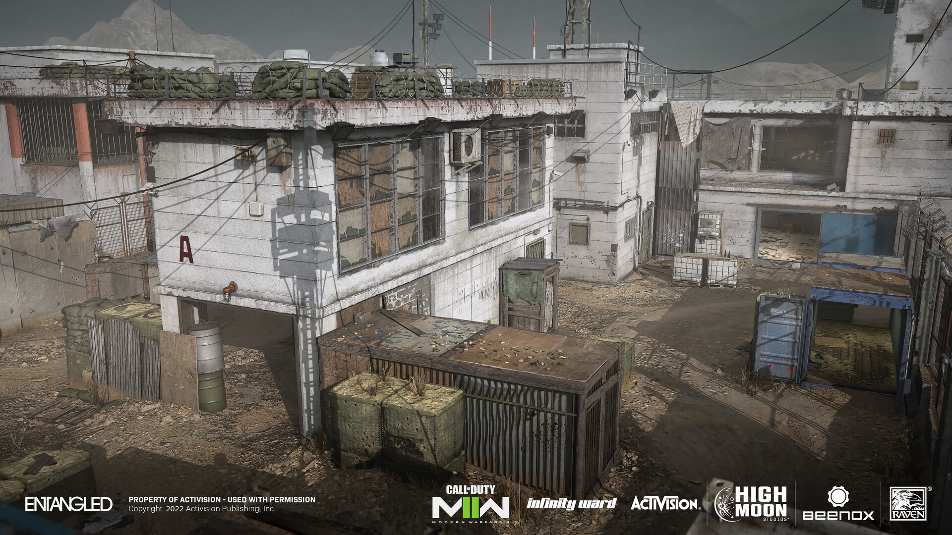 ENTANGLED Studio - In-game Level Art for Call of Duty MW2