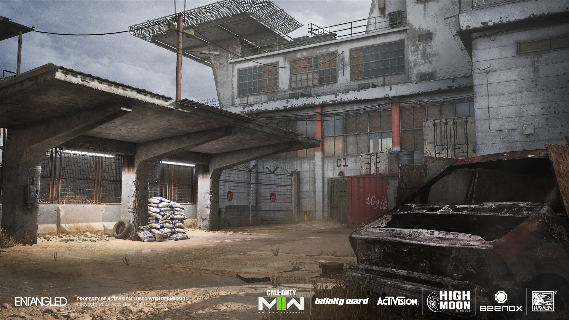 ENTANGLED Studio - In-game Level Art for Call of Duty MW2