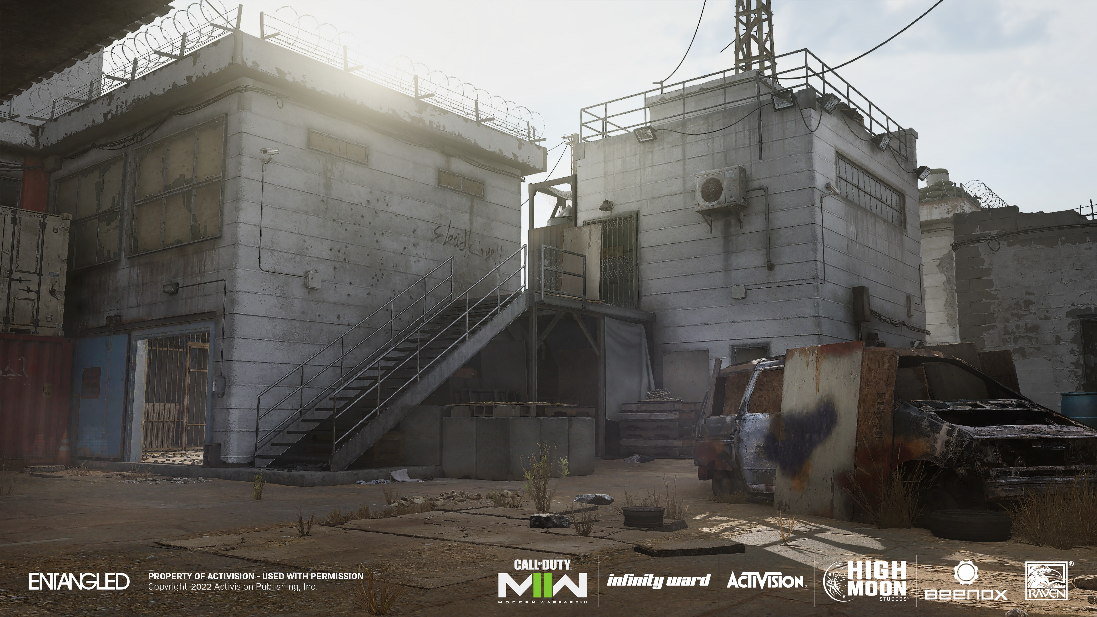 ENTANGLED Studio - In-game Level Art for Call of Duty MW2