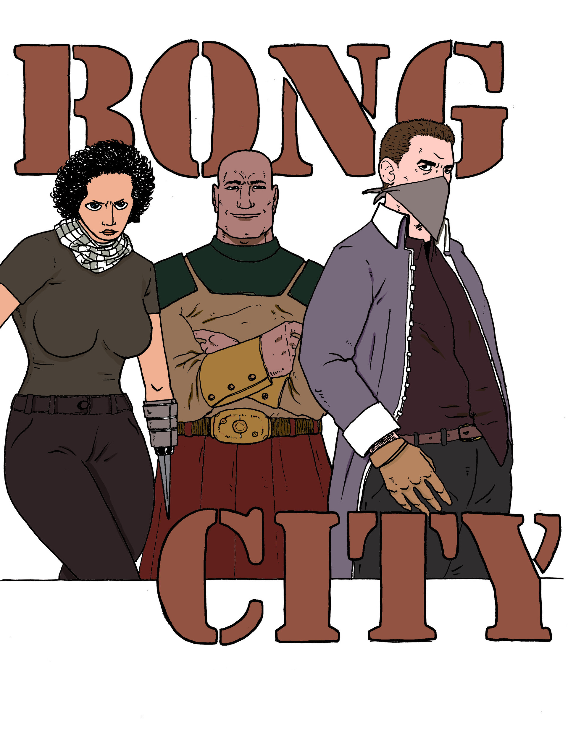 ArtStation - BONG CITY - CITY OF OUTLAWS