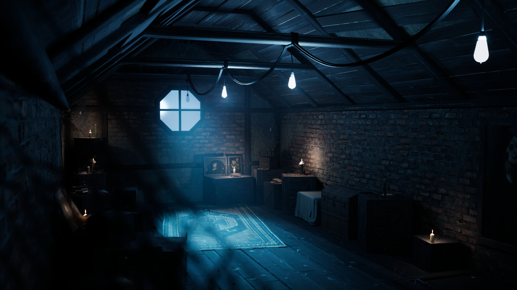 ArtStation - Haunted Attic