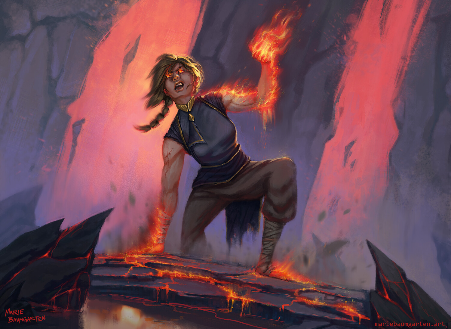 ArtStation - Yari, Awakened Pyromancer