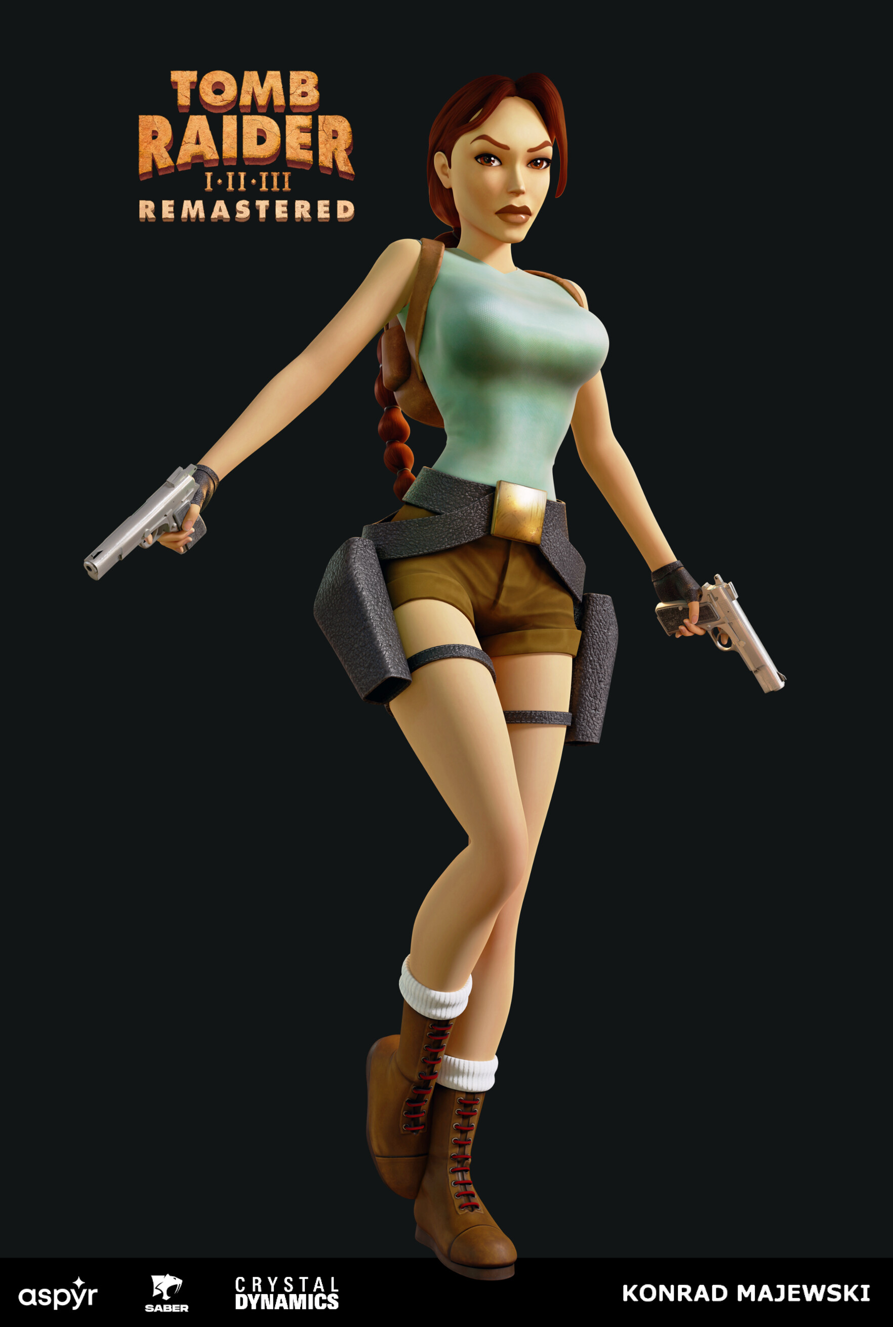 ArtStation - Tomb Raider I–III Remastered| Lara Croft Key Art model