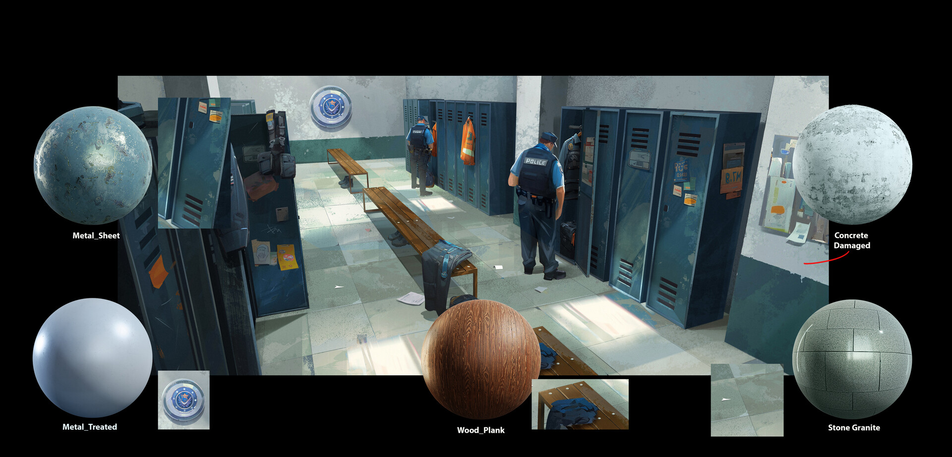 Matthieu Jehanno - Changing Room Police Station