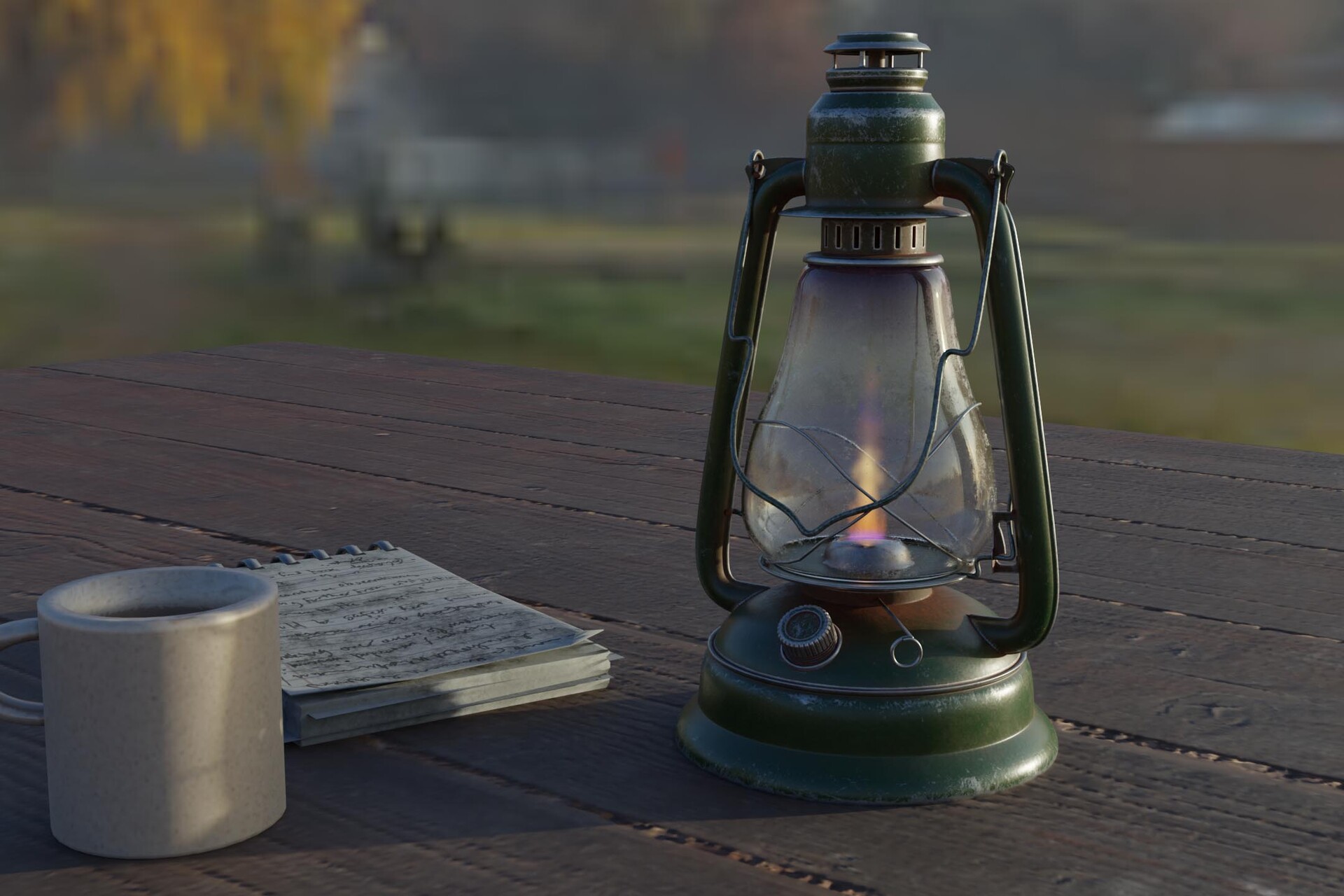 ArtStation - Oil Lamp