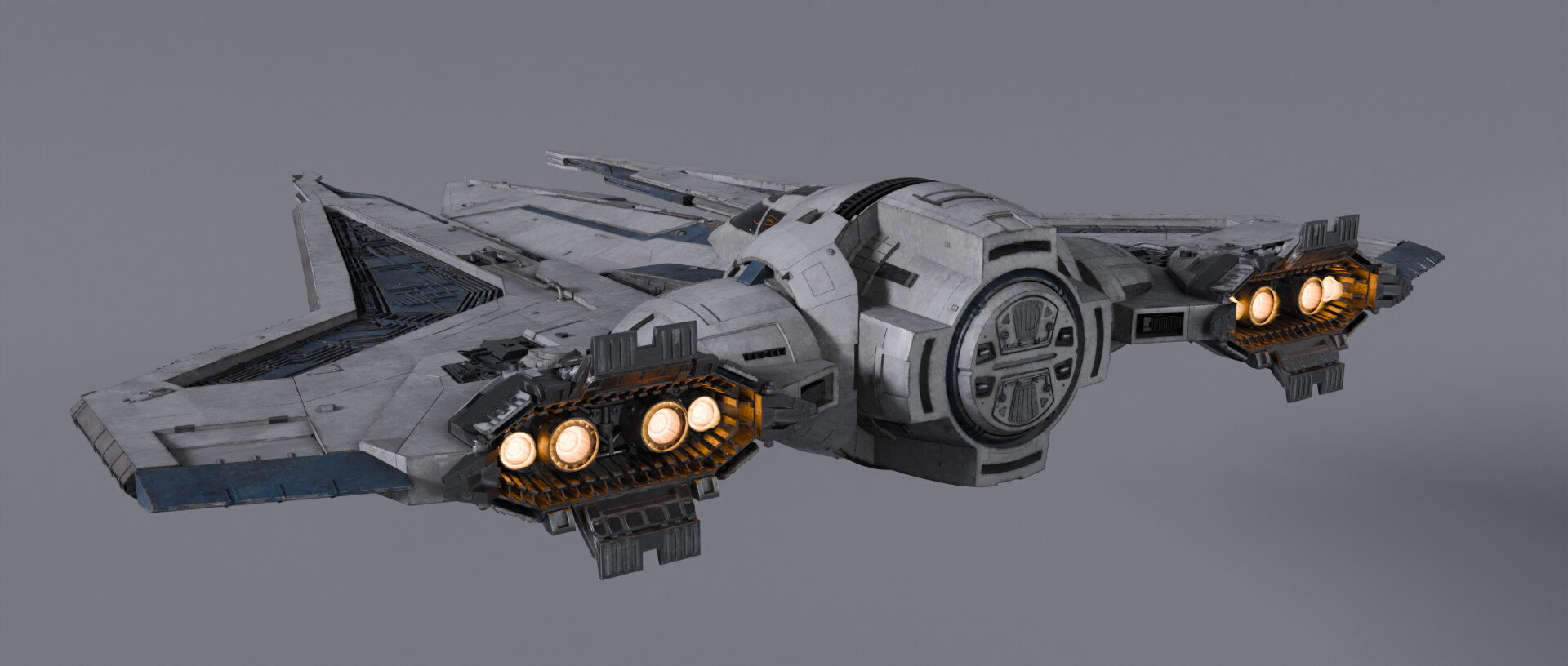 Galactic Cinema - Kom'rk Class Gauntlet Starfighter - STAR WARS: The Mandalorian