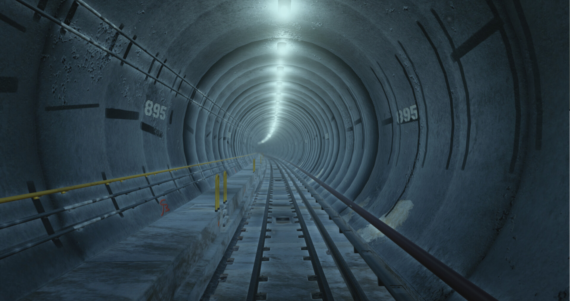 ArtStation - Unity Subway Tunnel