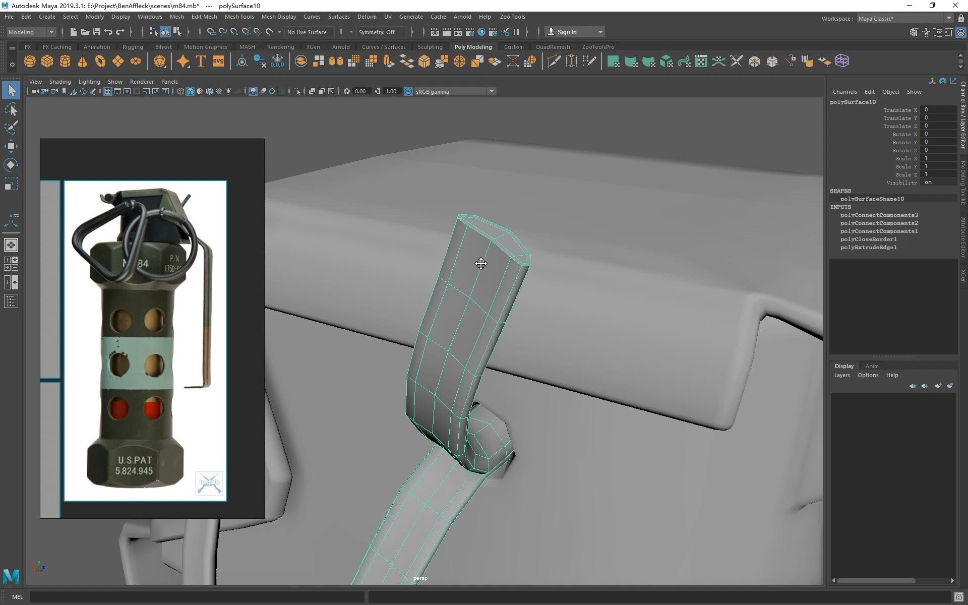 ABOUTCG - Maya: High-Precision Tactical Props - Stun Grenade