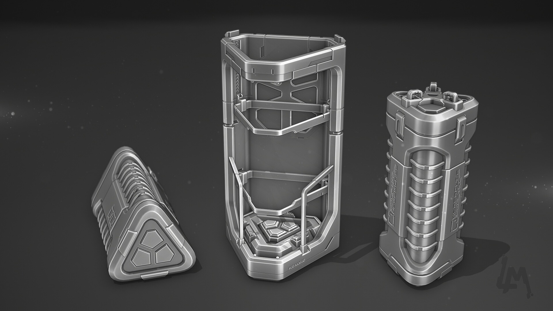 MaximLM - Energy Capsule "Triangle" Sci-Fi