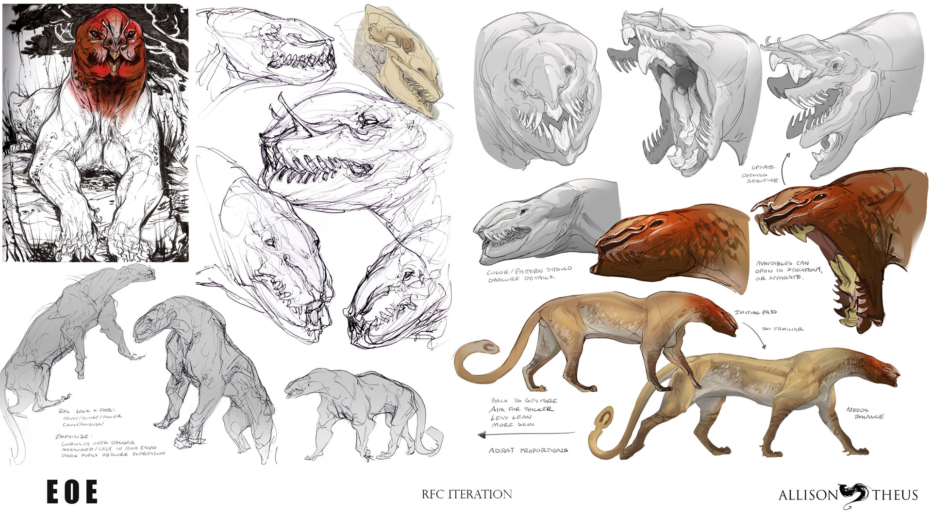 Allison Theus - Red Faced Cat - Iteration 1