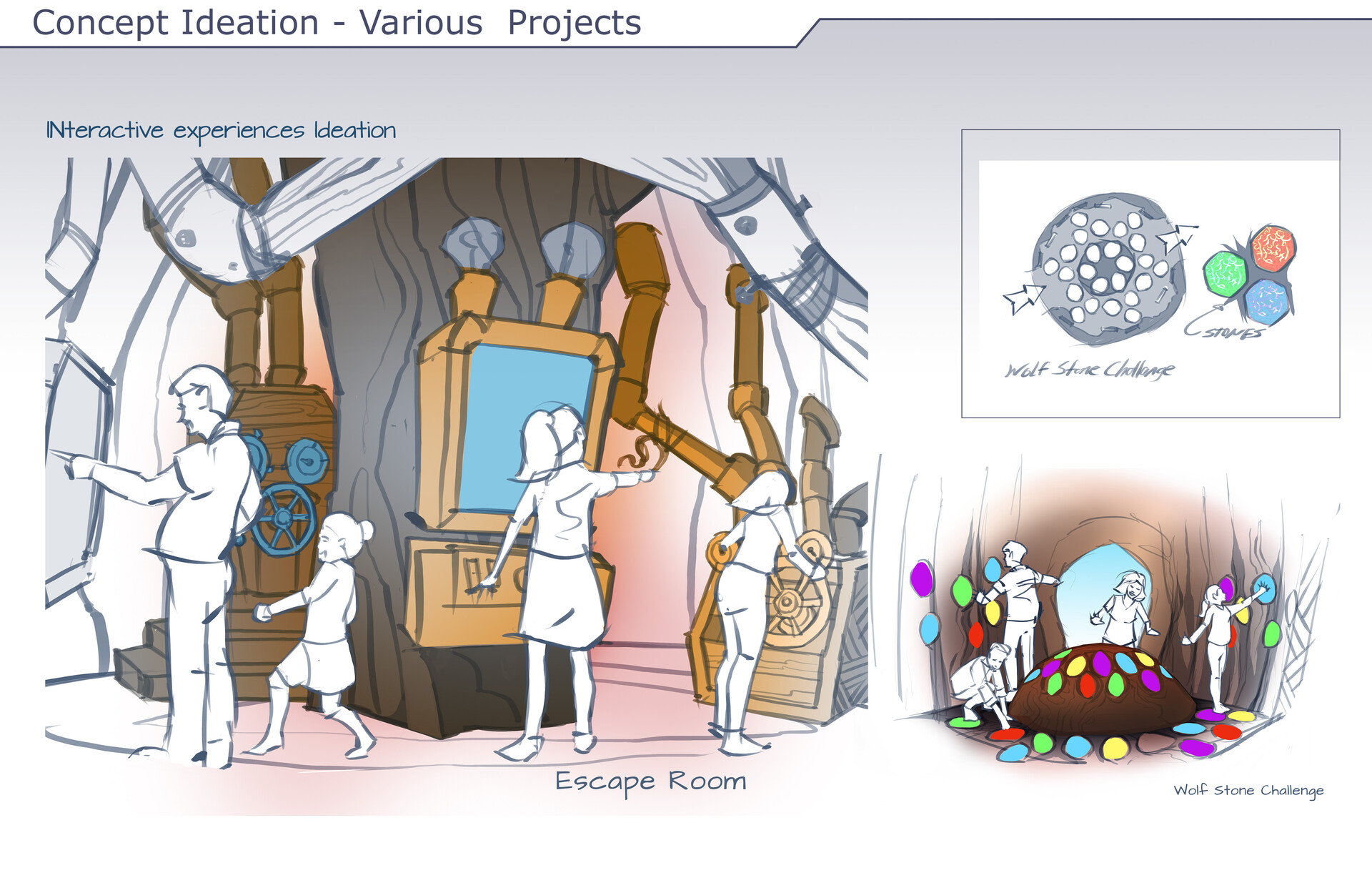 David Goodwin Artstation Portfolio - Concept Ideation work for Themed ...