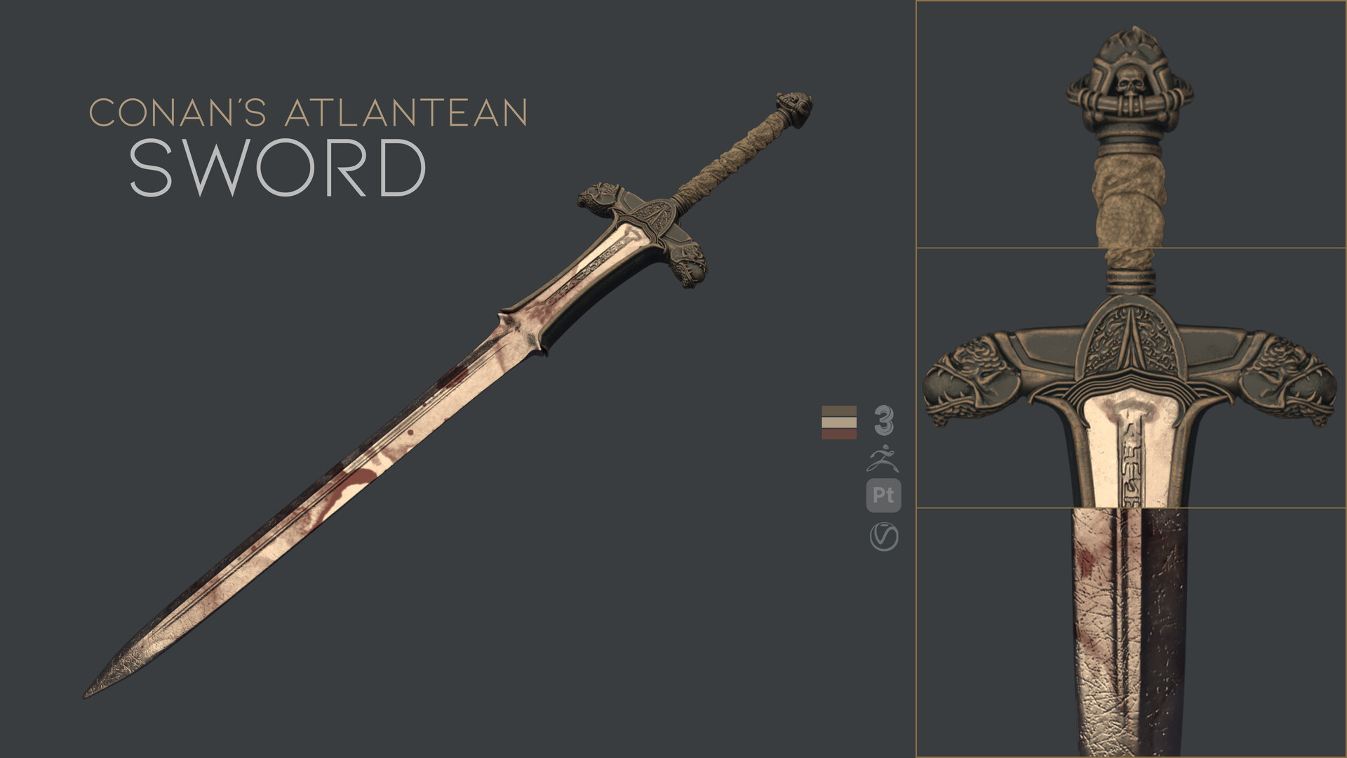 ArtStation - Conan's Atlantean Sword