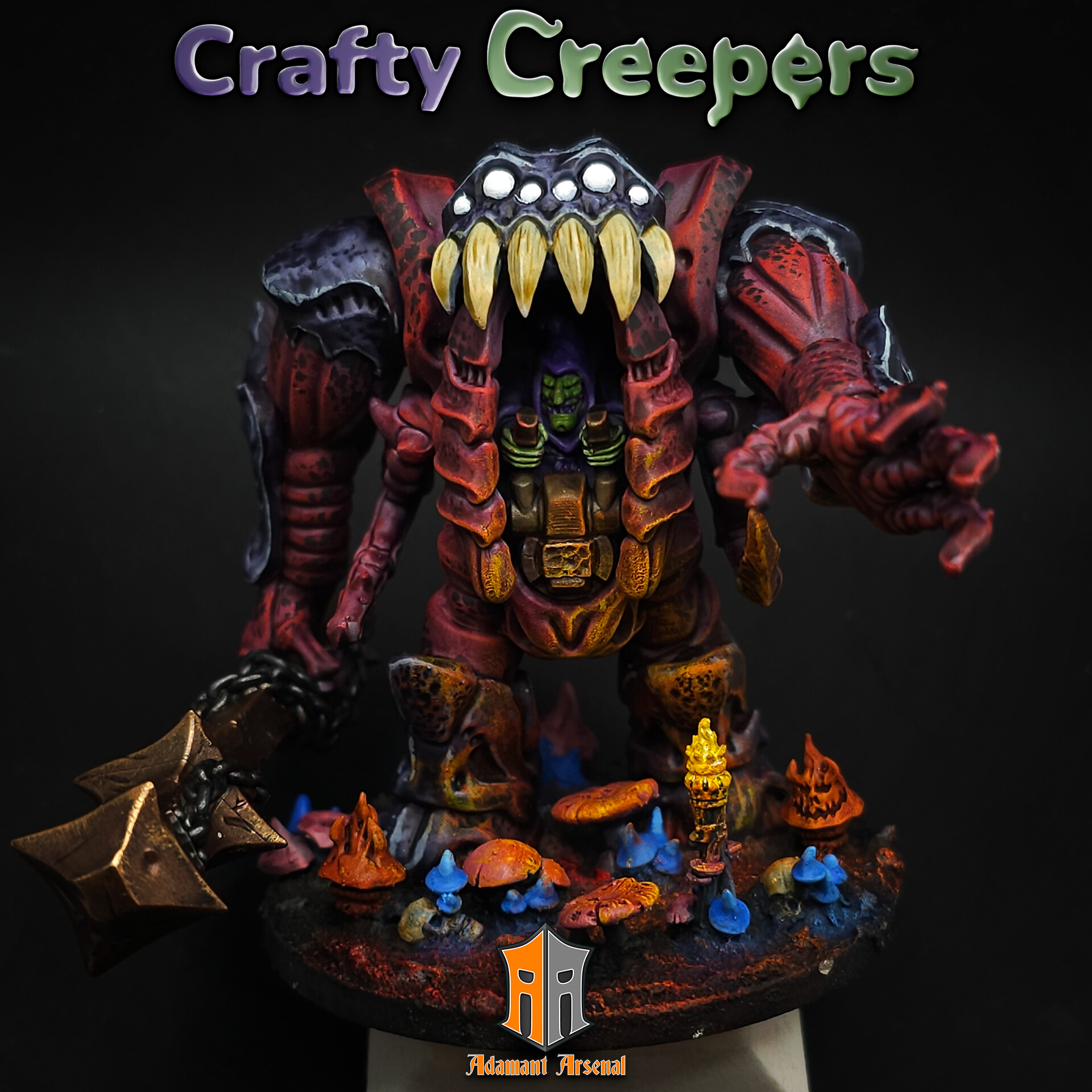ArtStation - Crafty Creepers - customizable 3D printign miniatures