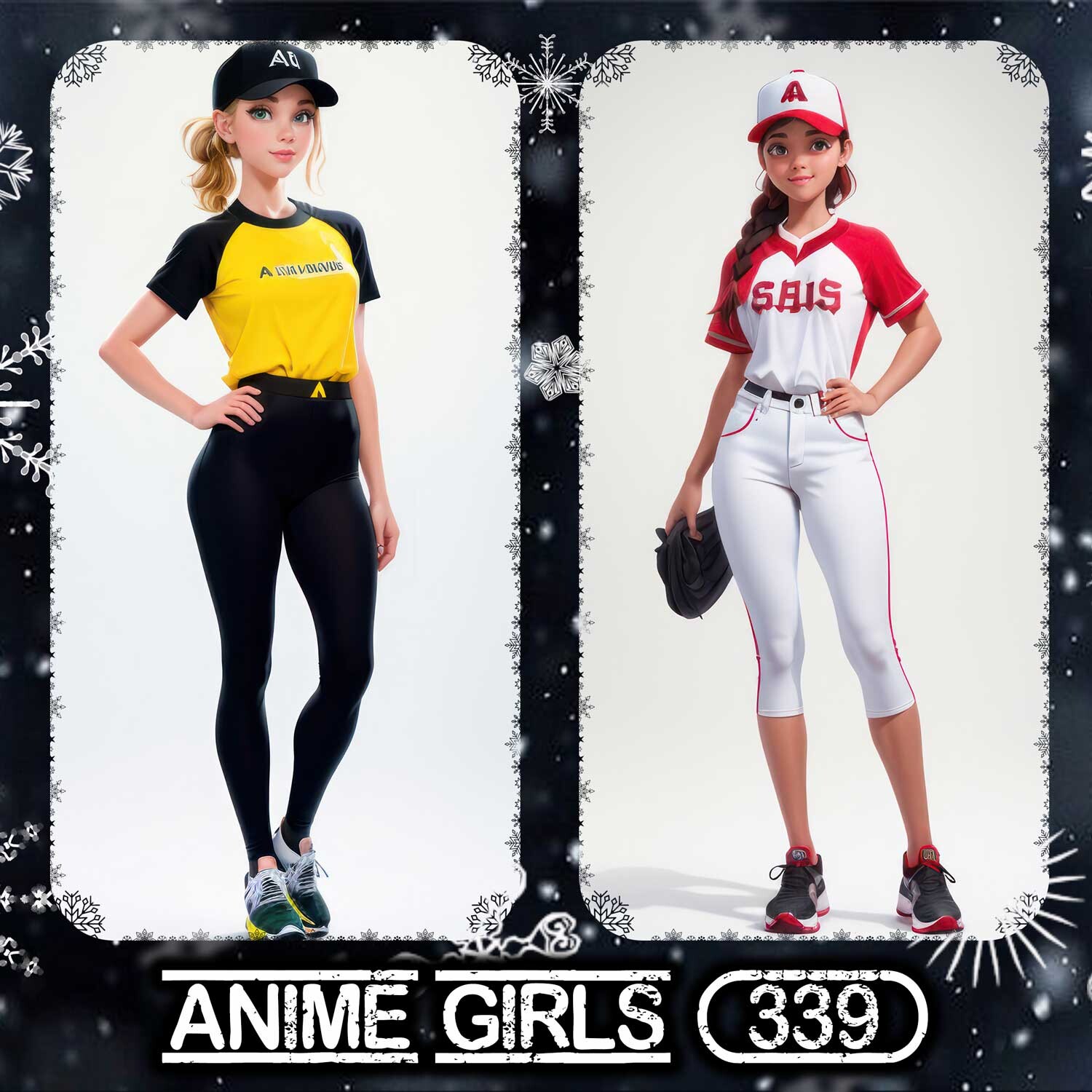 ArtStation - 330 Anime Girls (Baseball Uniform) Images Reference Pack ...