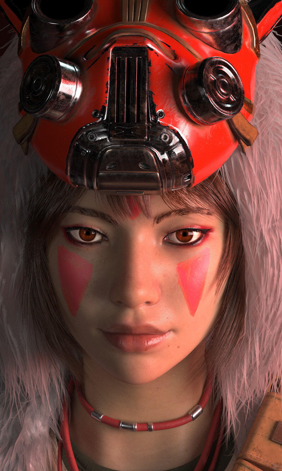 ArtStation - Cyberpunk Princess Mononoke