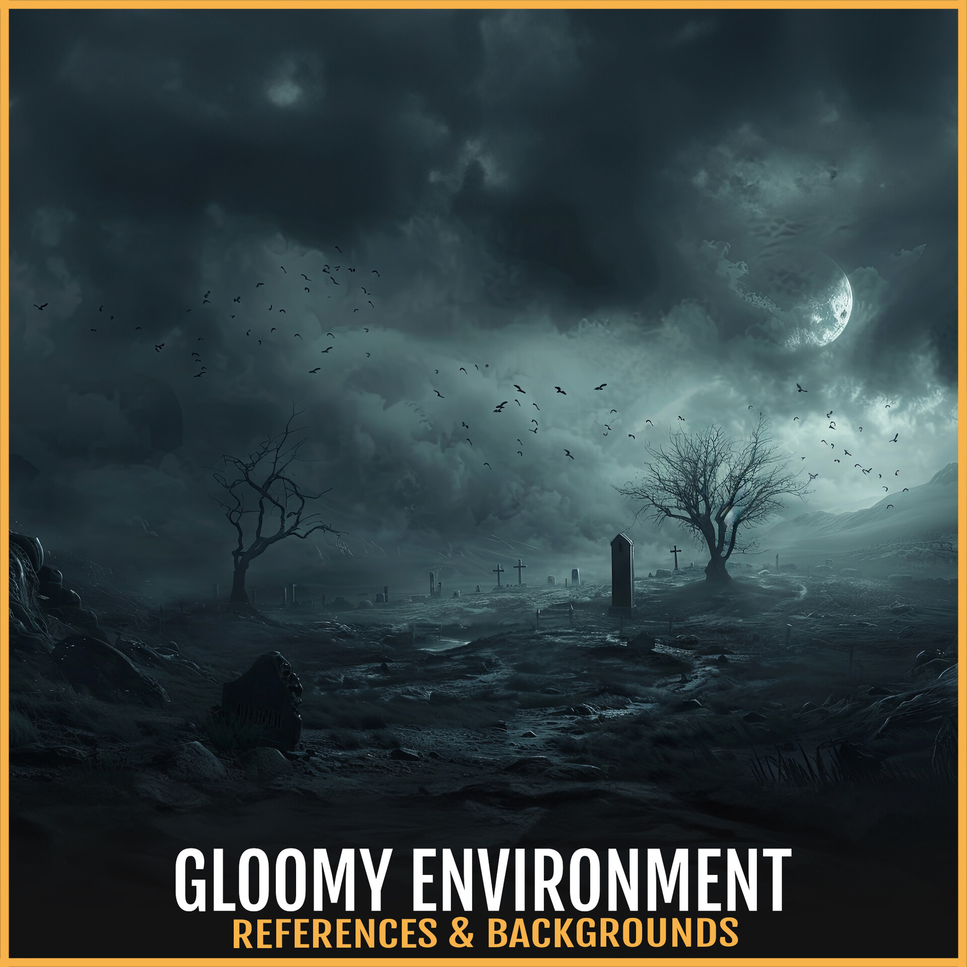 ArtStation - 505 Gloomy Environment Illustration