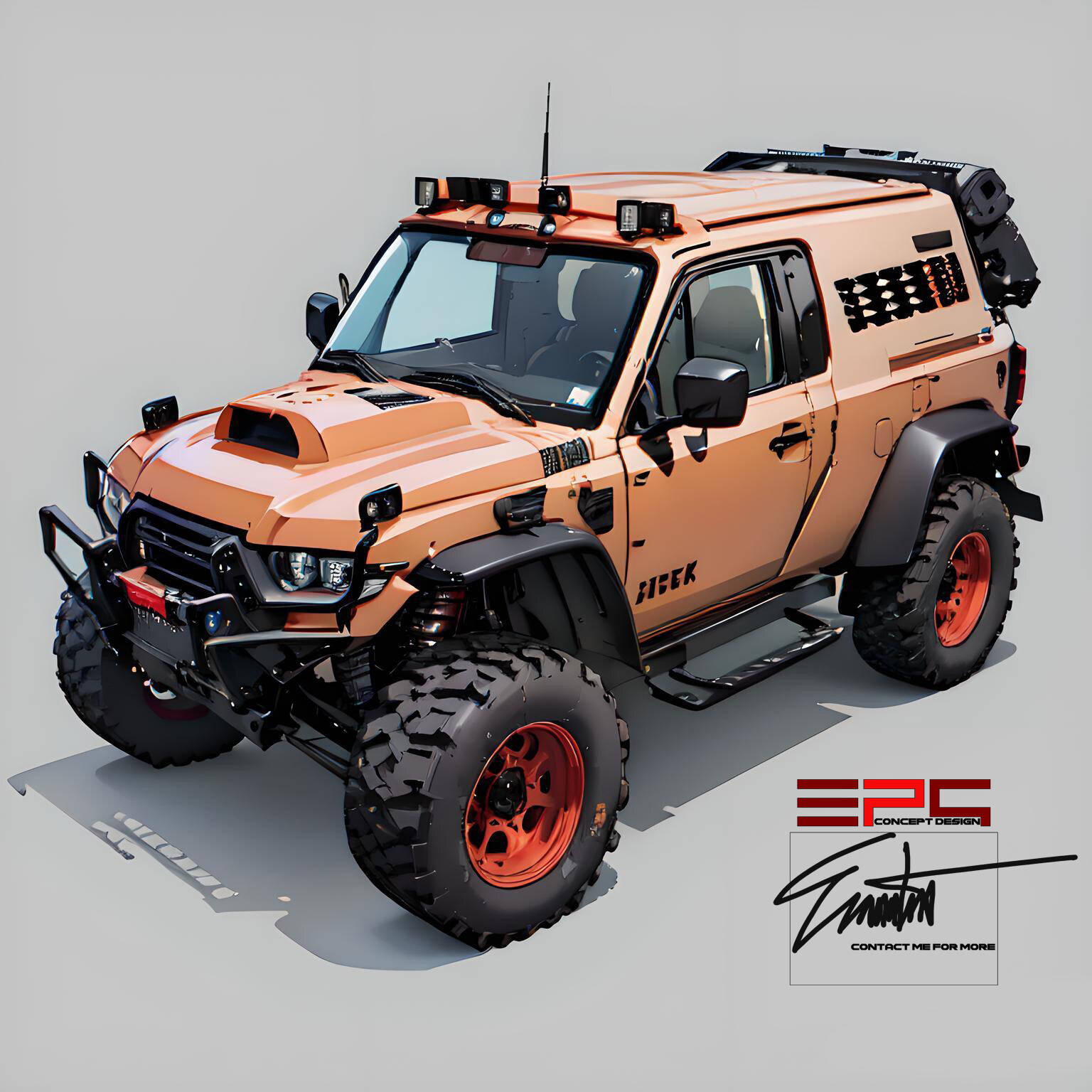 ArtStation - B016 Concept Car Design