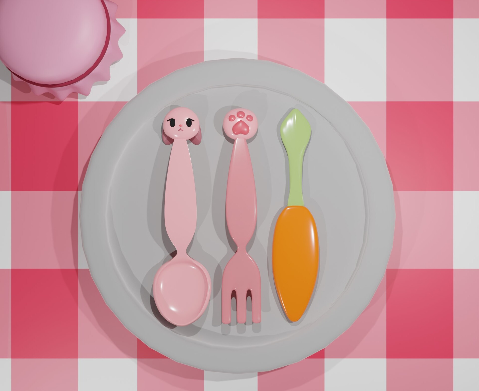 ArtStation - 𝐵𝓊𝓃𝓃𝓎 𝐹𝑜𝓇𝓀, 𝒦𝓃𝒾𝒻𝑒 𝒶𝓃𝒹 𝒮𝓅𝑜𝑜𝓃 𝒮𝑒𝓉