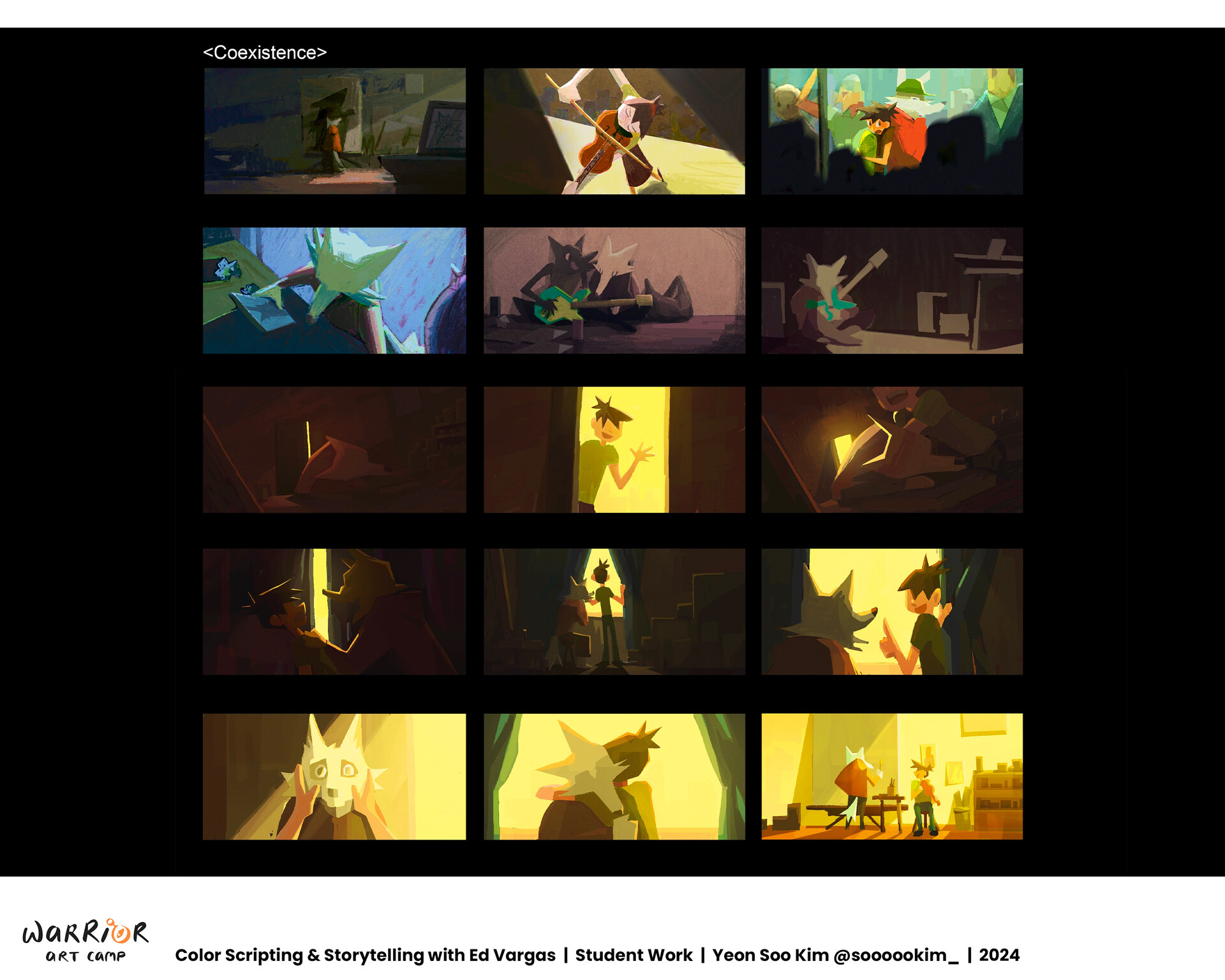 ArtStation - Yeon Soo Kim | Color Scripting & Storytelling with Ed ...