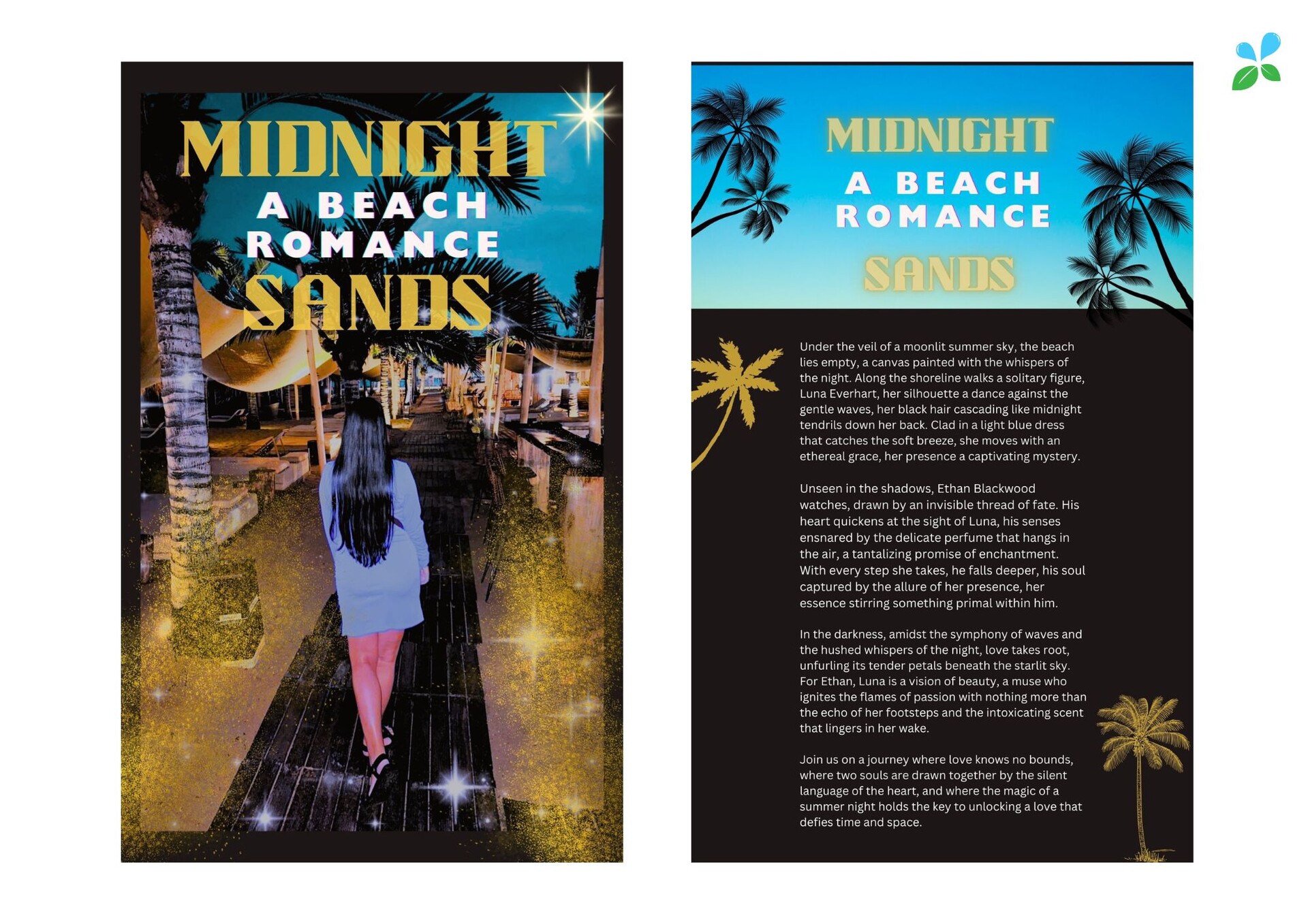 ArtStation - "Midnight Sands" Book Cover