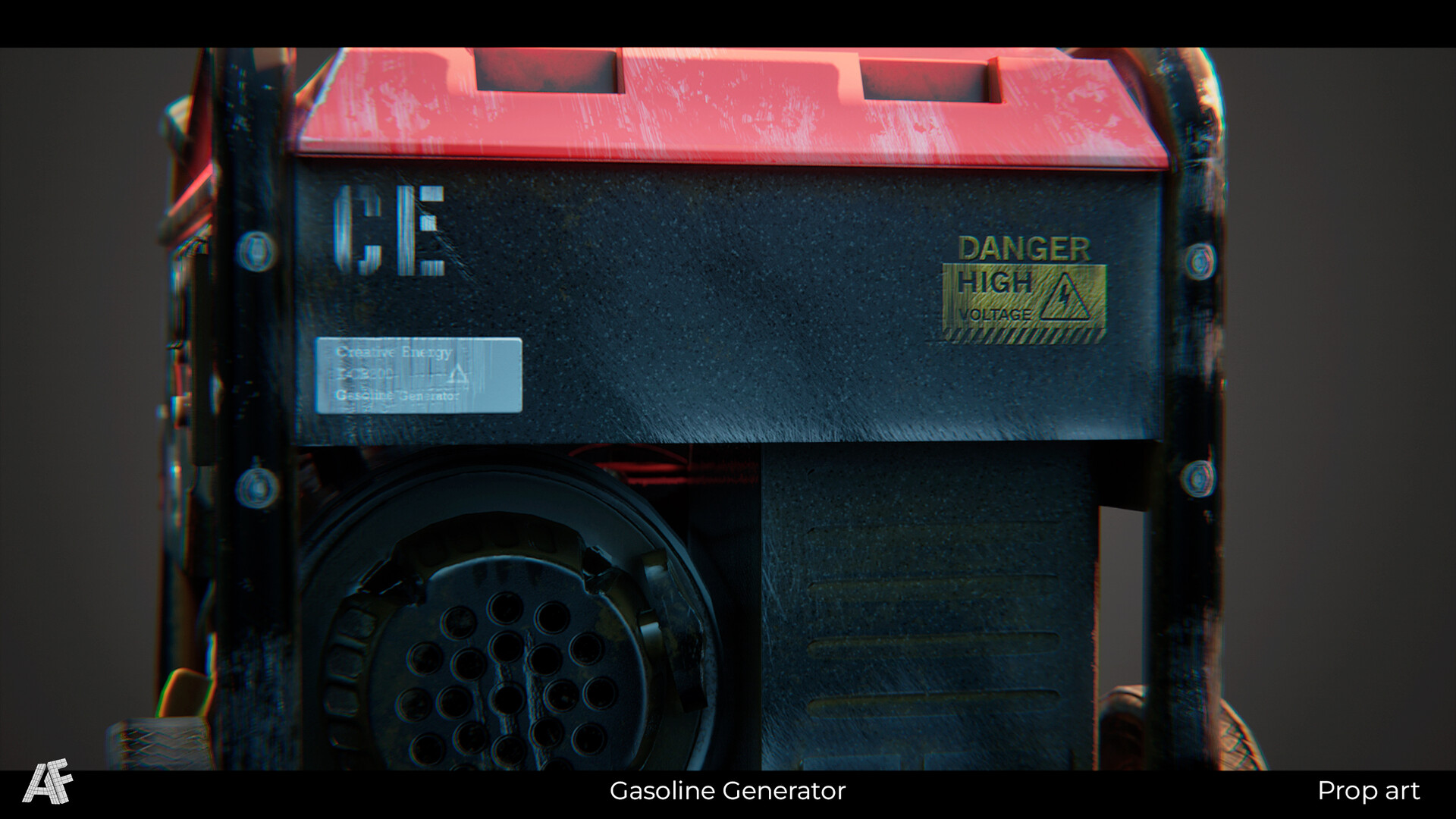 Andres Florian - Gasoline Generator 3D Prop Art