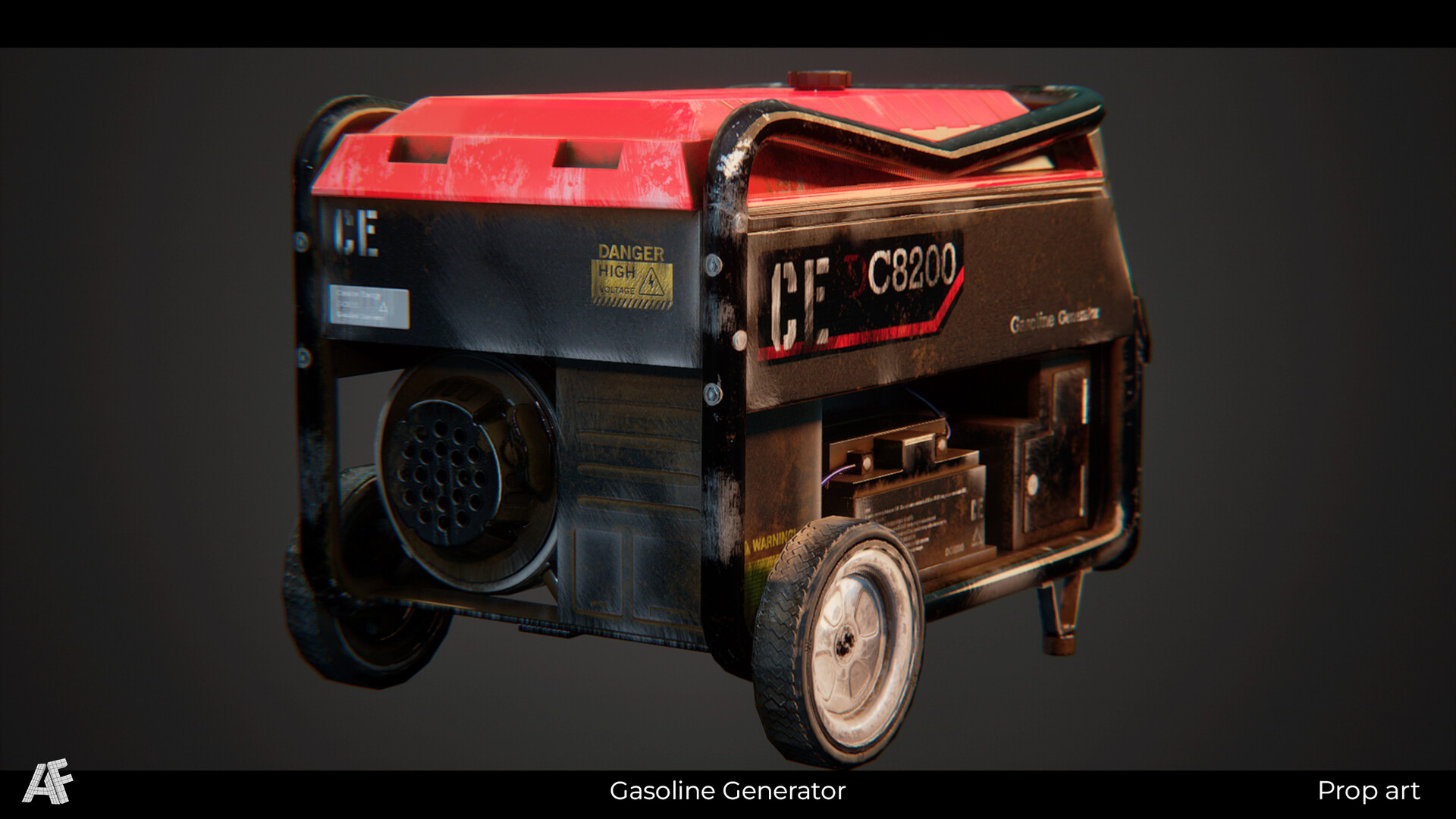 Andres Florian - Gasoline Generator 3D Prop Art