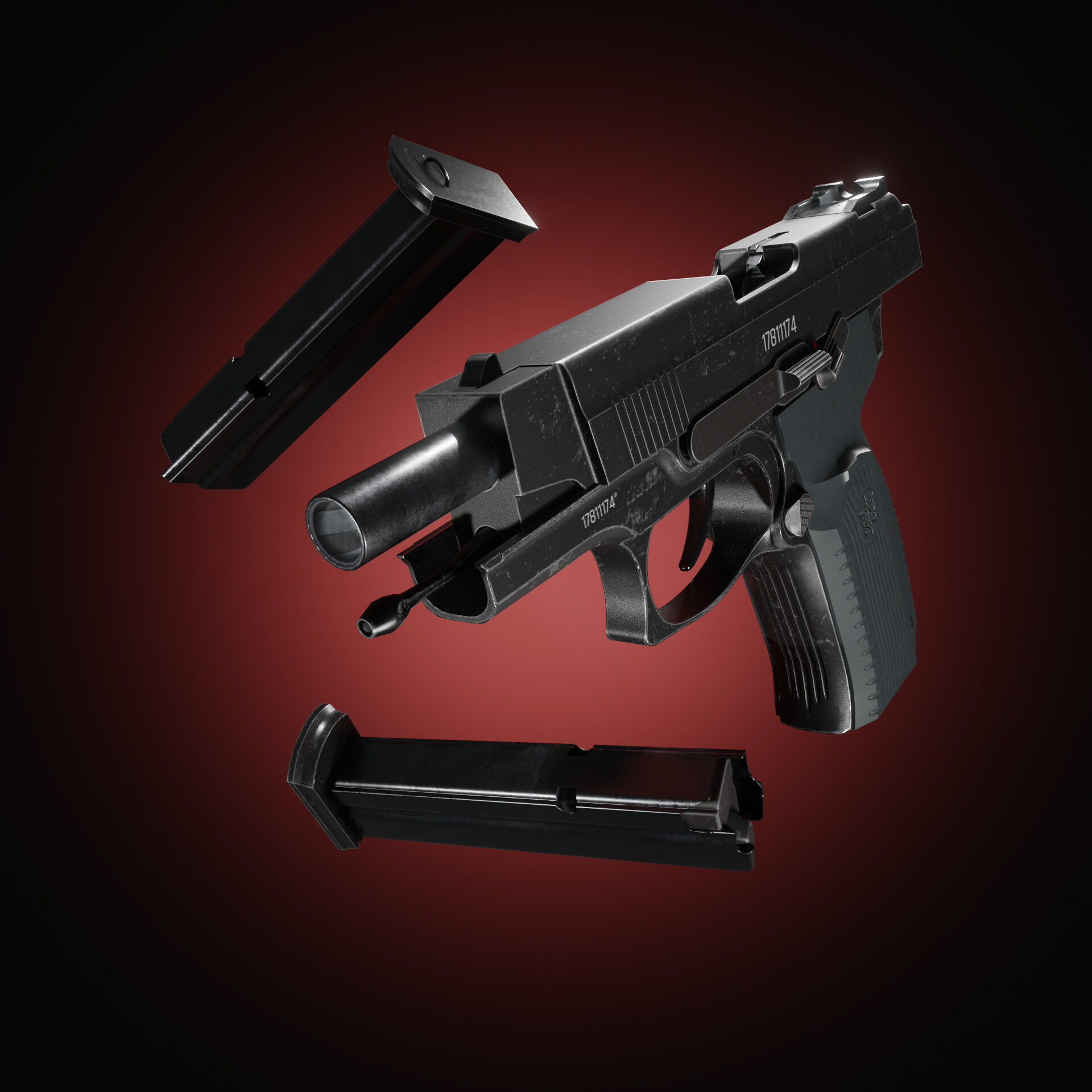 ArtStation - Yarygin's "Grach" pistol