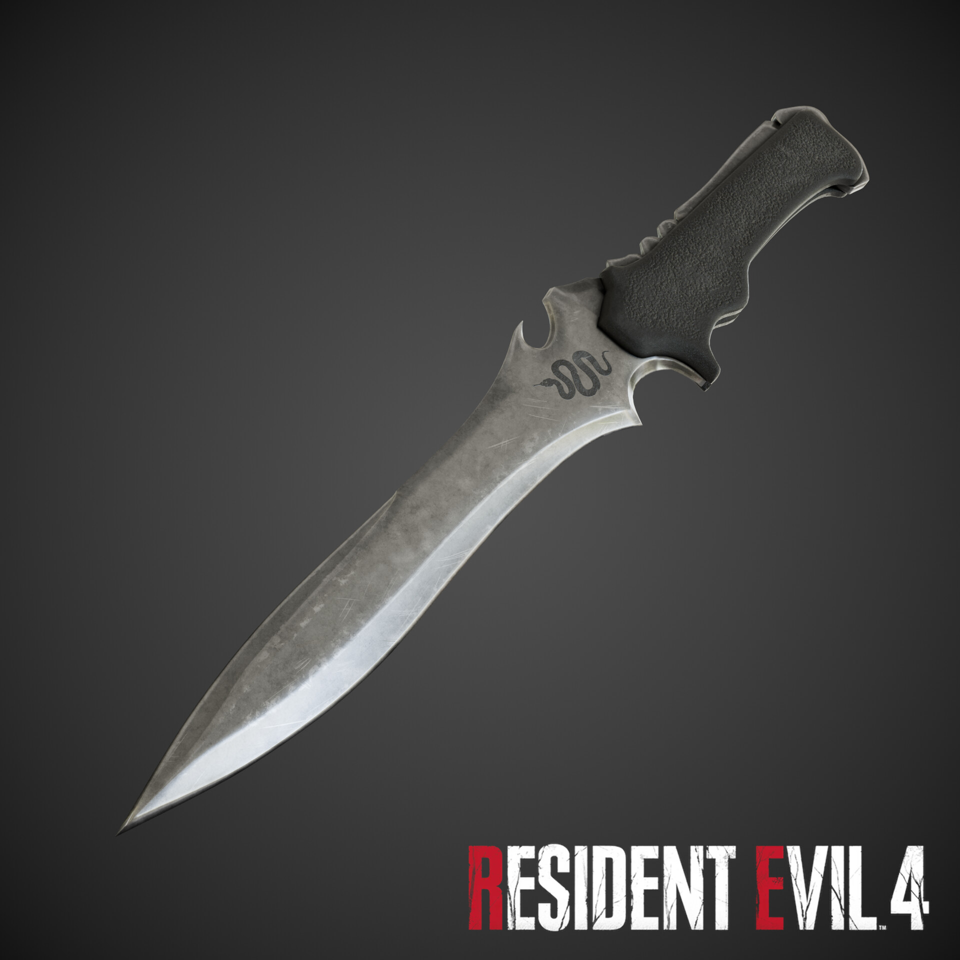 ArtStation - Resident Evil 4 - Fighting Knife (Fan Made)