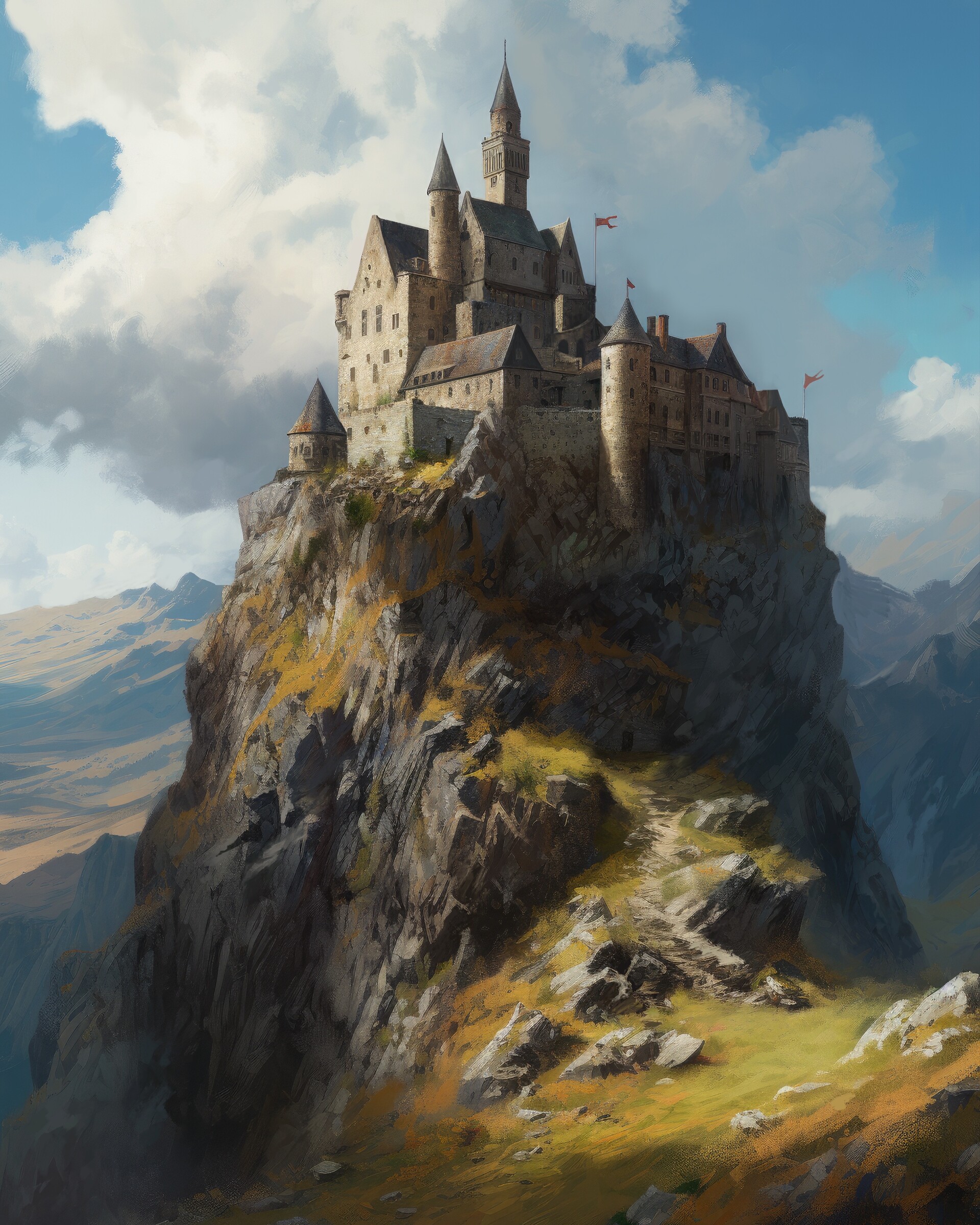 ArtStation - Highland Castle