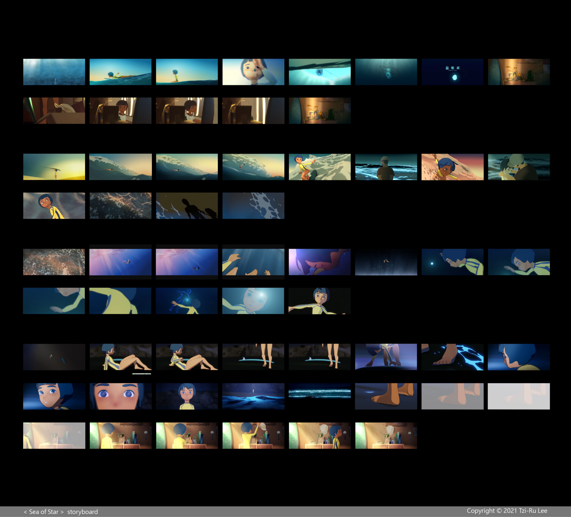 Tzi-Ru Lee - 《藍眼淚 / Sea of Star