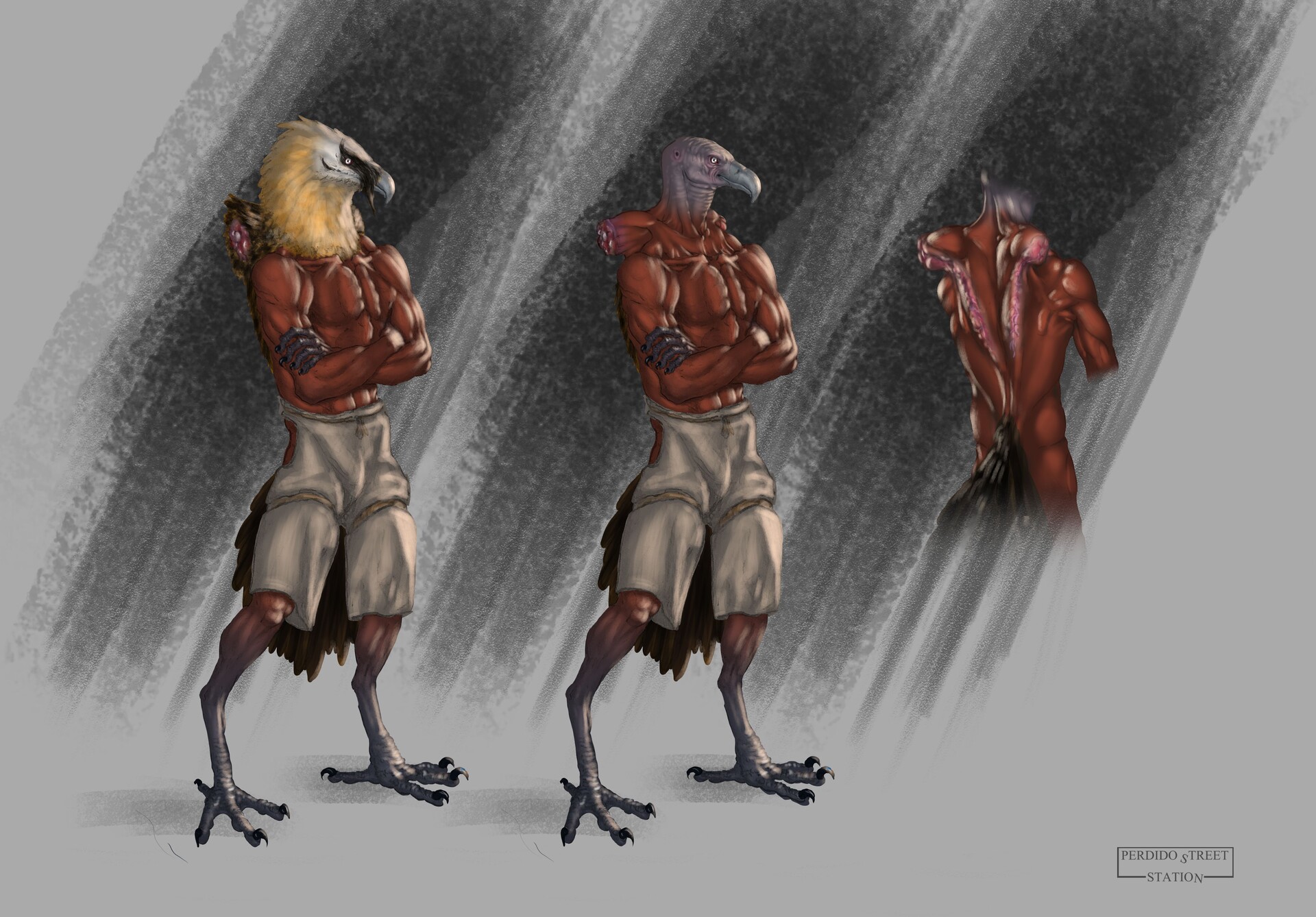 Pedro Hicar - PERDIDO STREET STATION: Yagarek character design