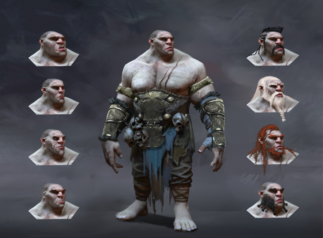 ArtStation - Jotnar race, Norse Giants