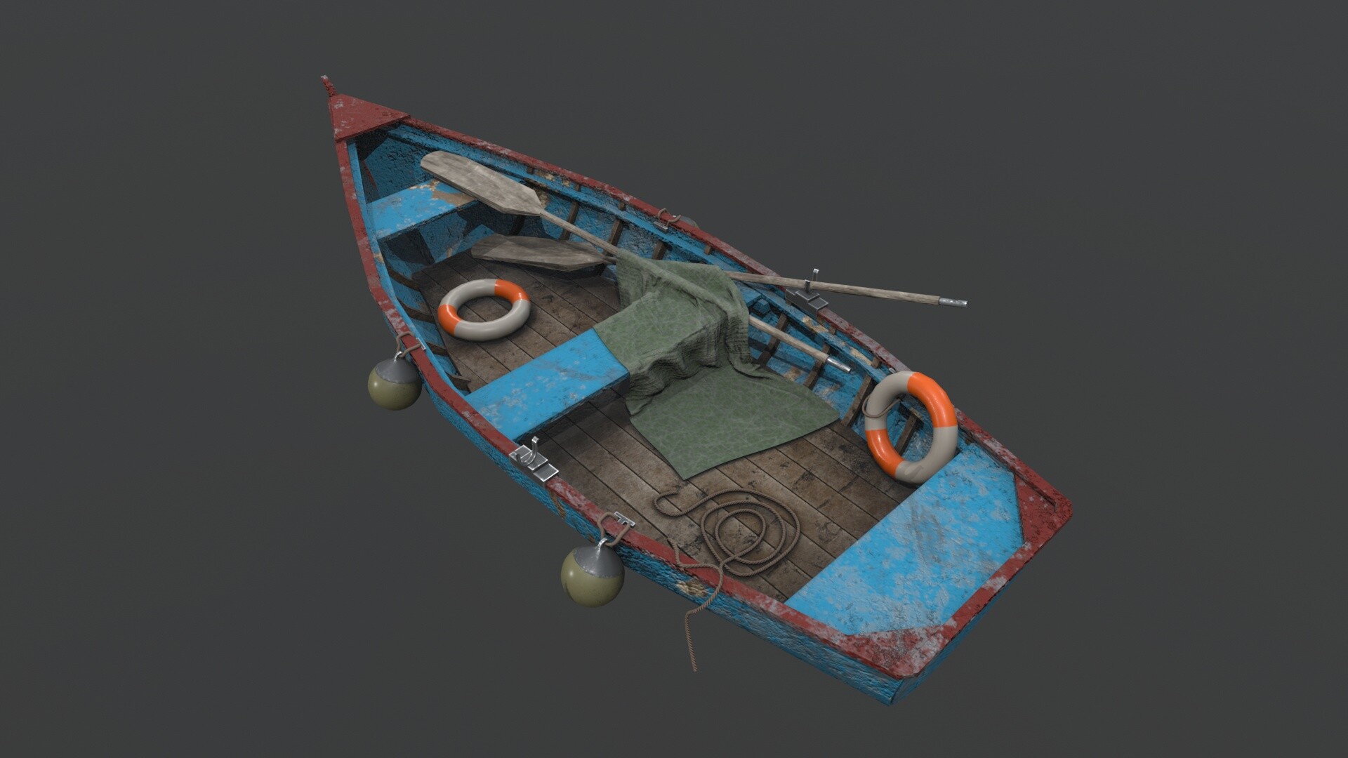 ArtStation - Paddle Boat