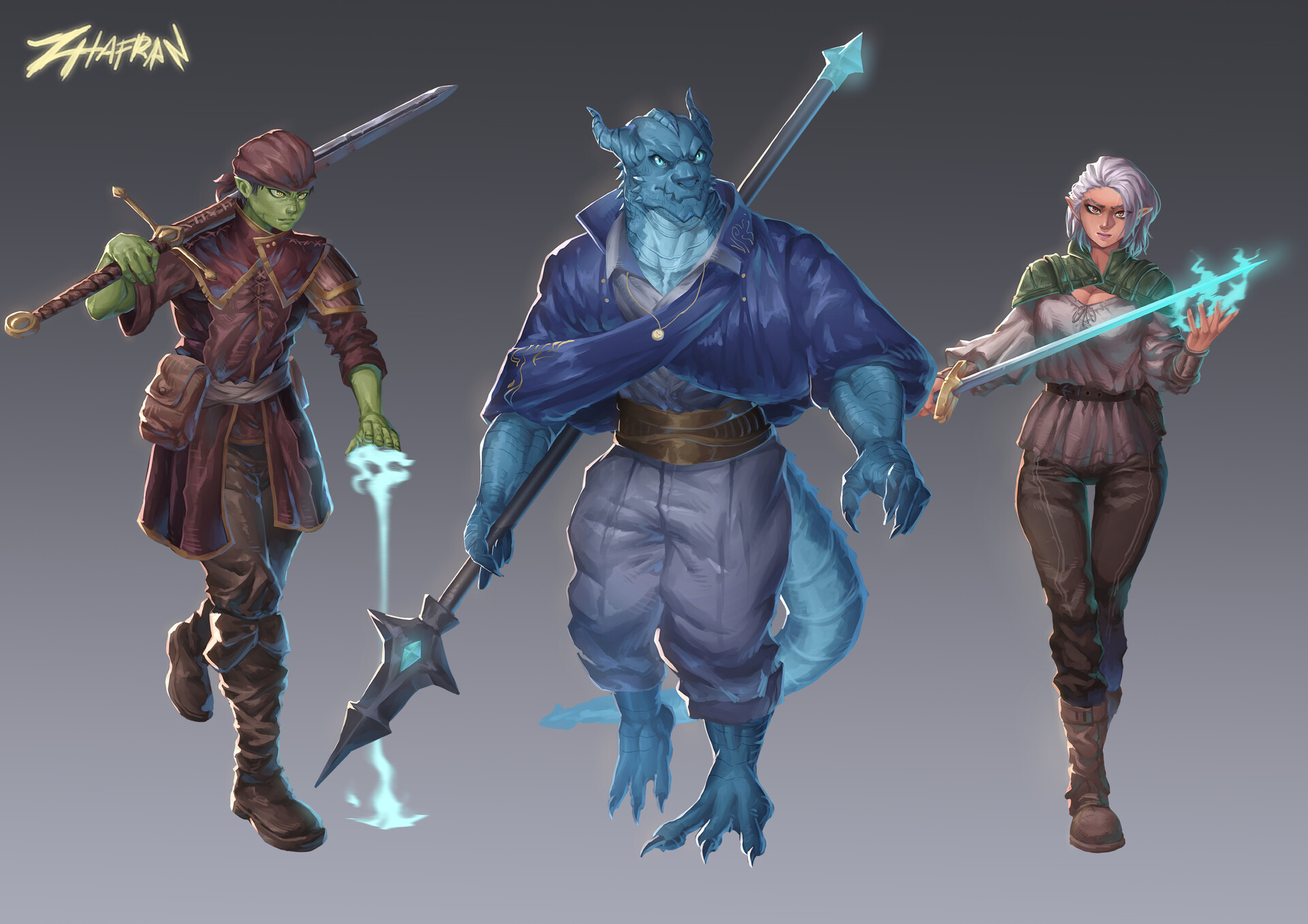 ArtStation - DnD characters design practice