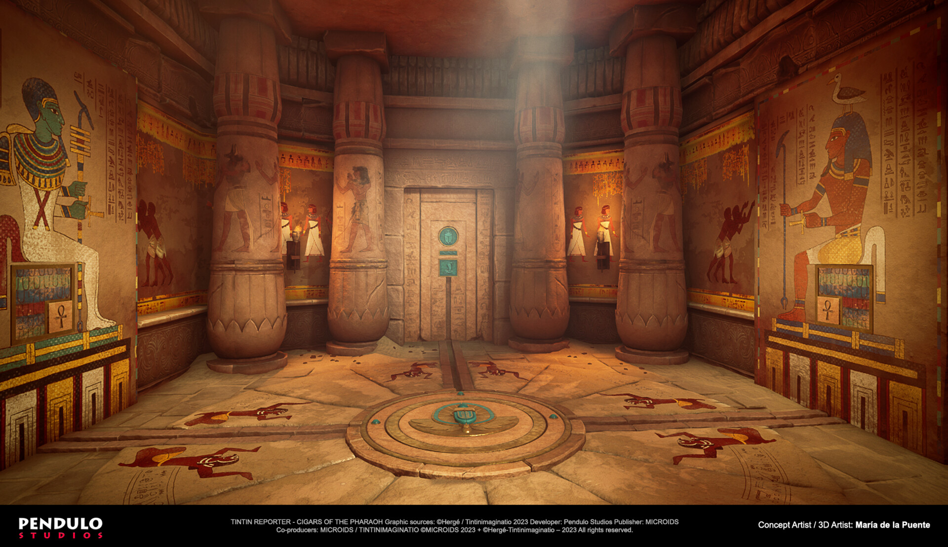 Maria de la Puente - Tintin: Cigars of the Pharaoh - Traps Run ...