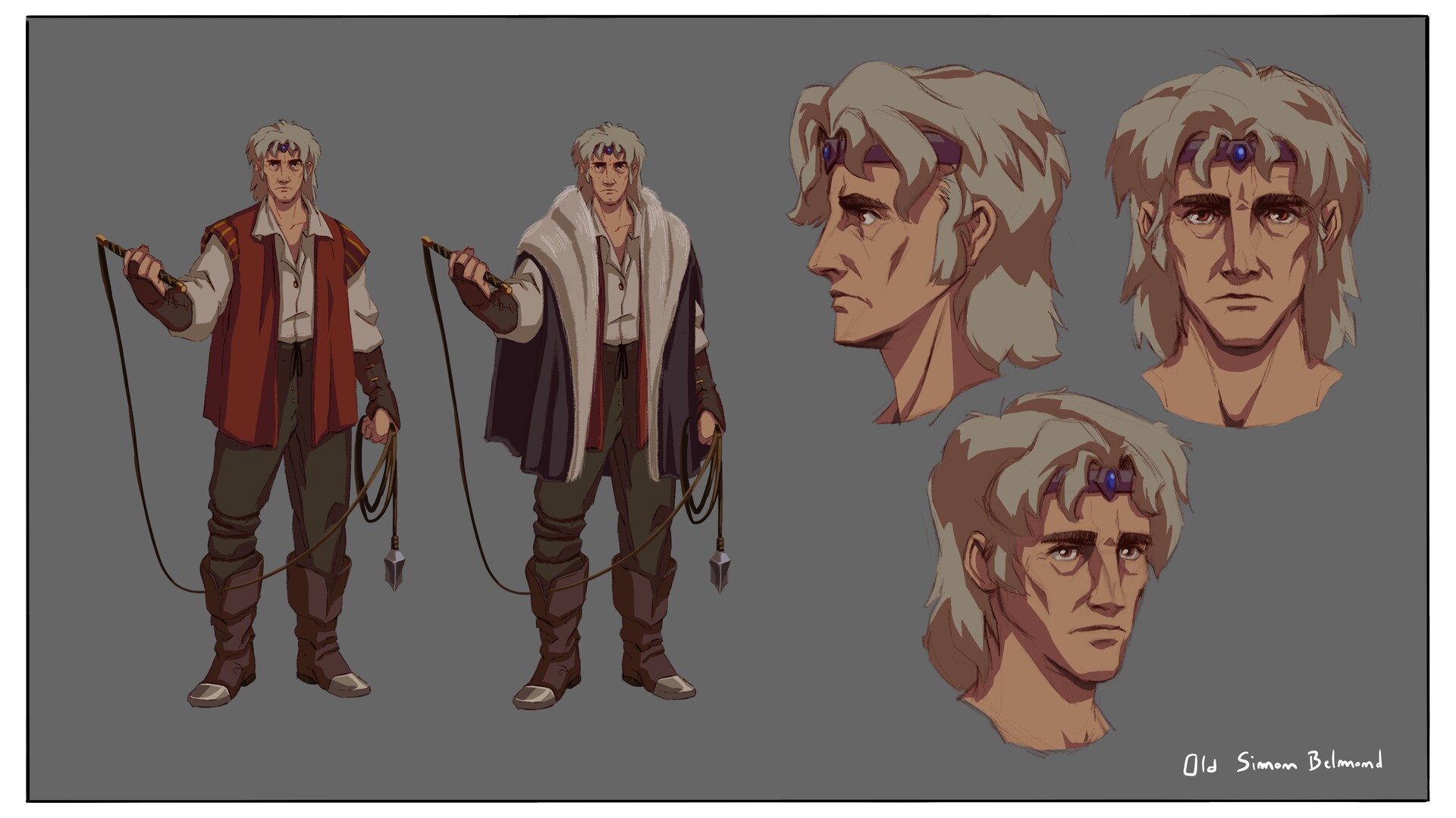 ArtStation - Castlevania's Simon Belmont Character Design