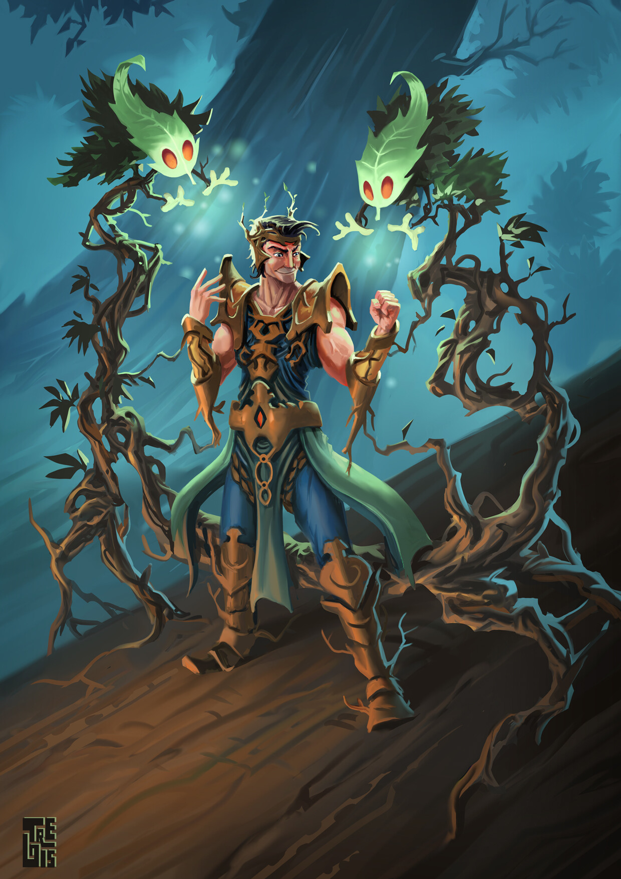 ArtStation - Wood armor